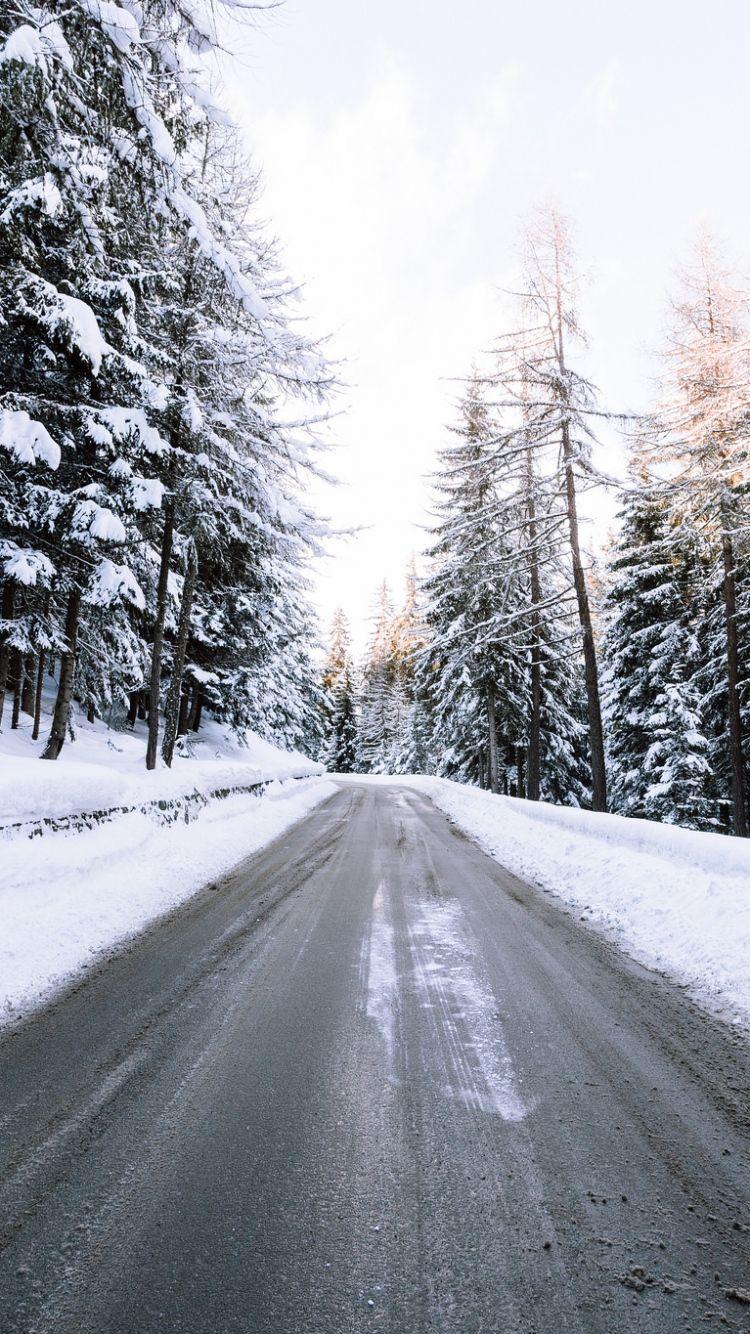 Snowy Road Wallpapers - Top Free Snowy Road Backgrounds - WallpaperAccess