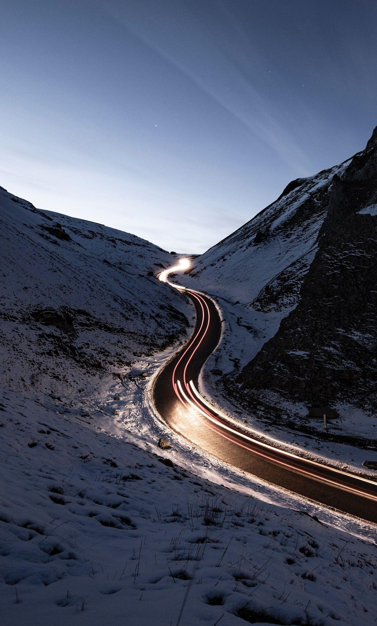 Snowy Road Wallpapers - Top Free Snowy Road Backgrounds - WallpaperAccess