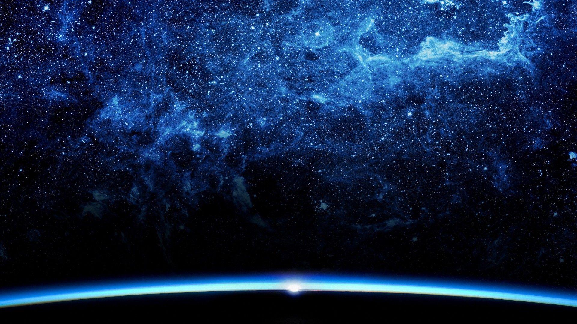 Blue Space Desktop Wallpapers - Top Free Blue Space Desktop Backgrounds ...