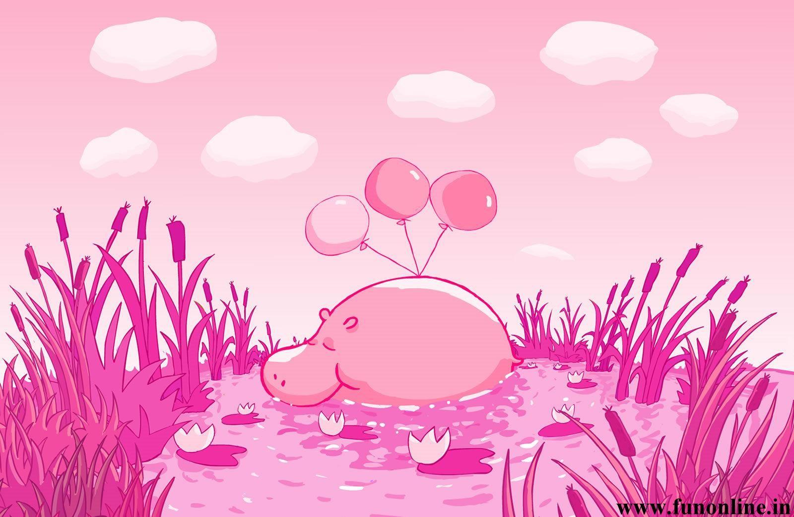 Cute Cartoon Pink Wallpapers - Top Free Cute Cartoon Pink Backgrounds ...