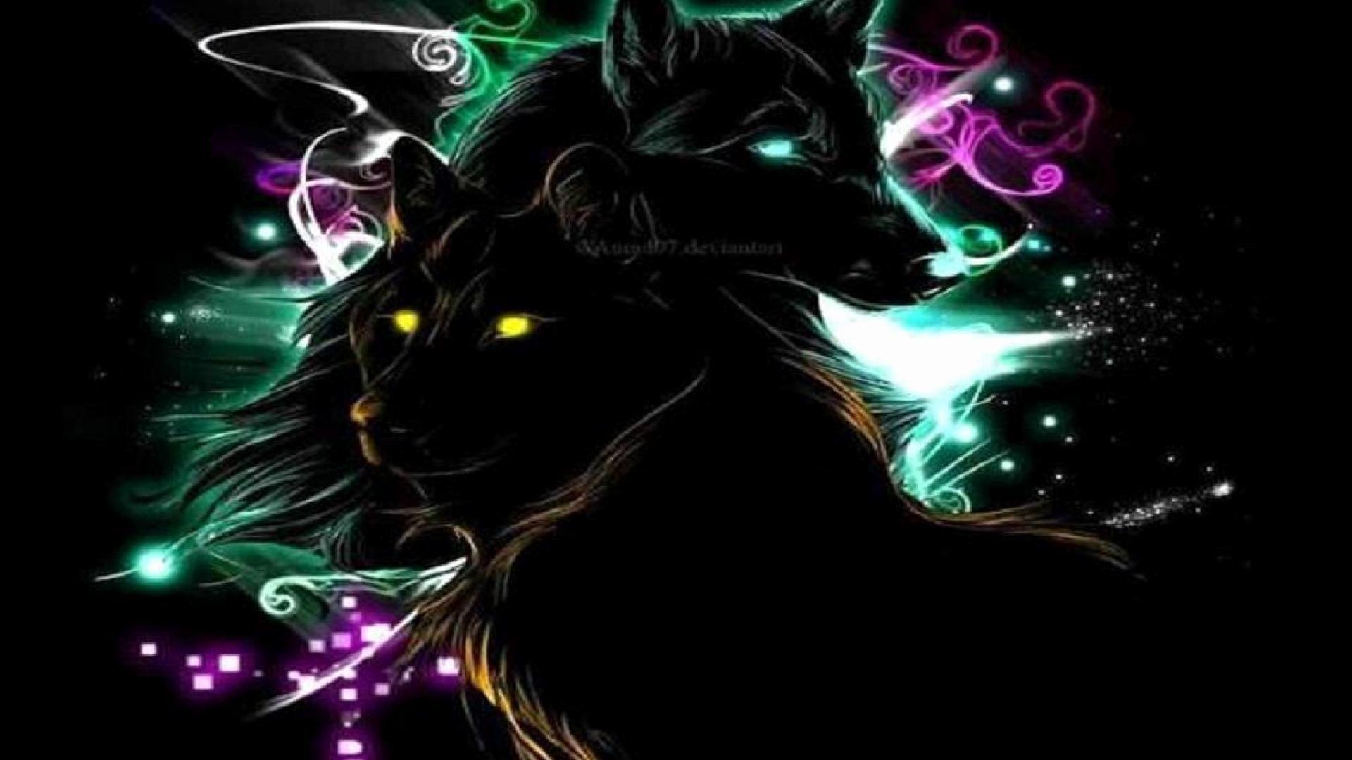 Cool Neon Wolf Wallpapers - Top Free Cool Neon Wolf Backgrounds ...