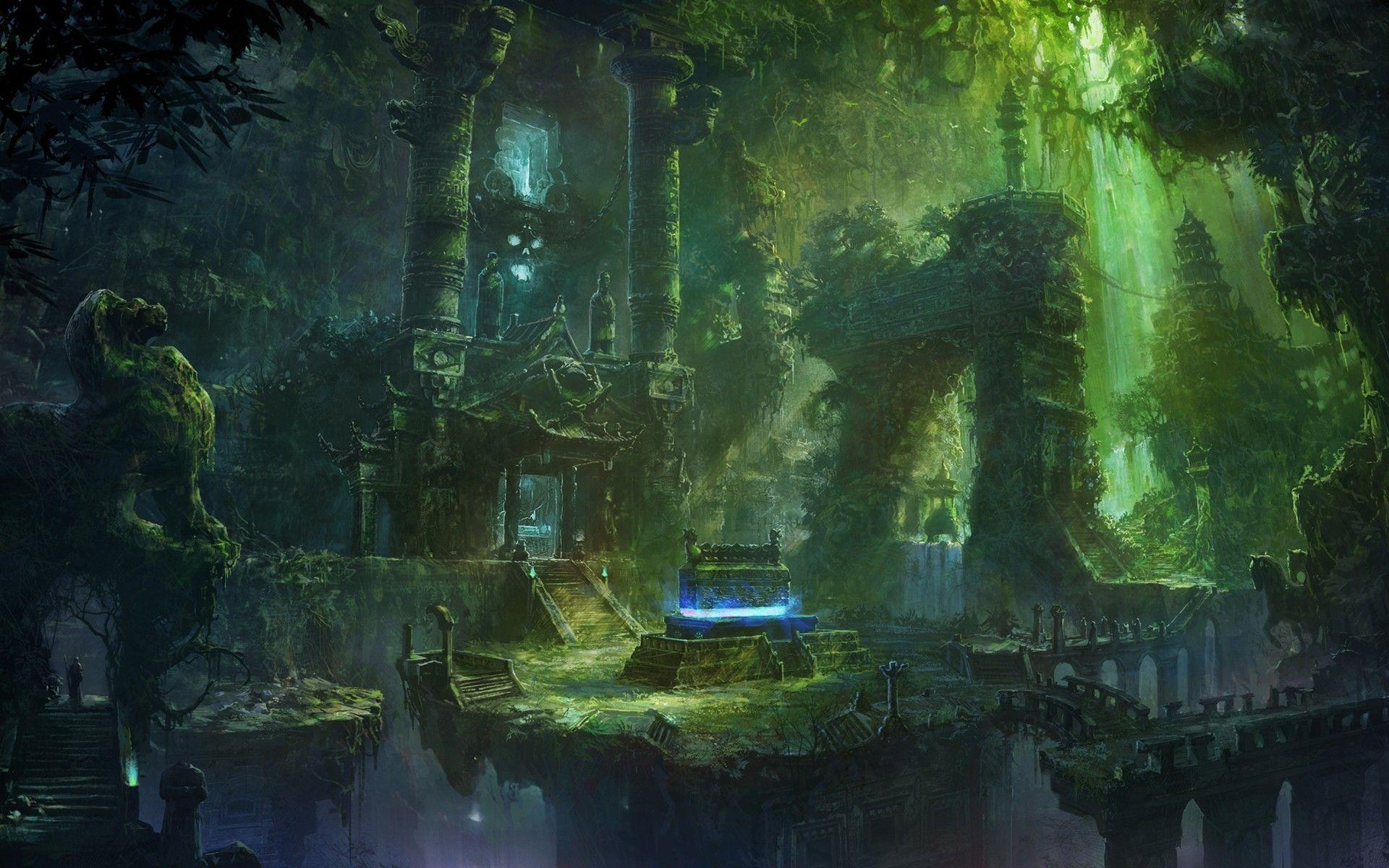 Anime Forest Wallpapers - Top Free Anime Forest Backgrounds ...