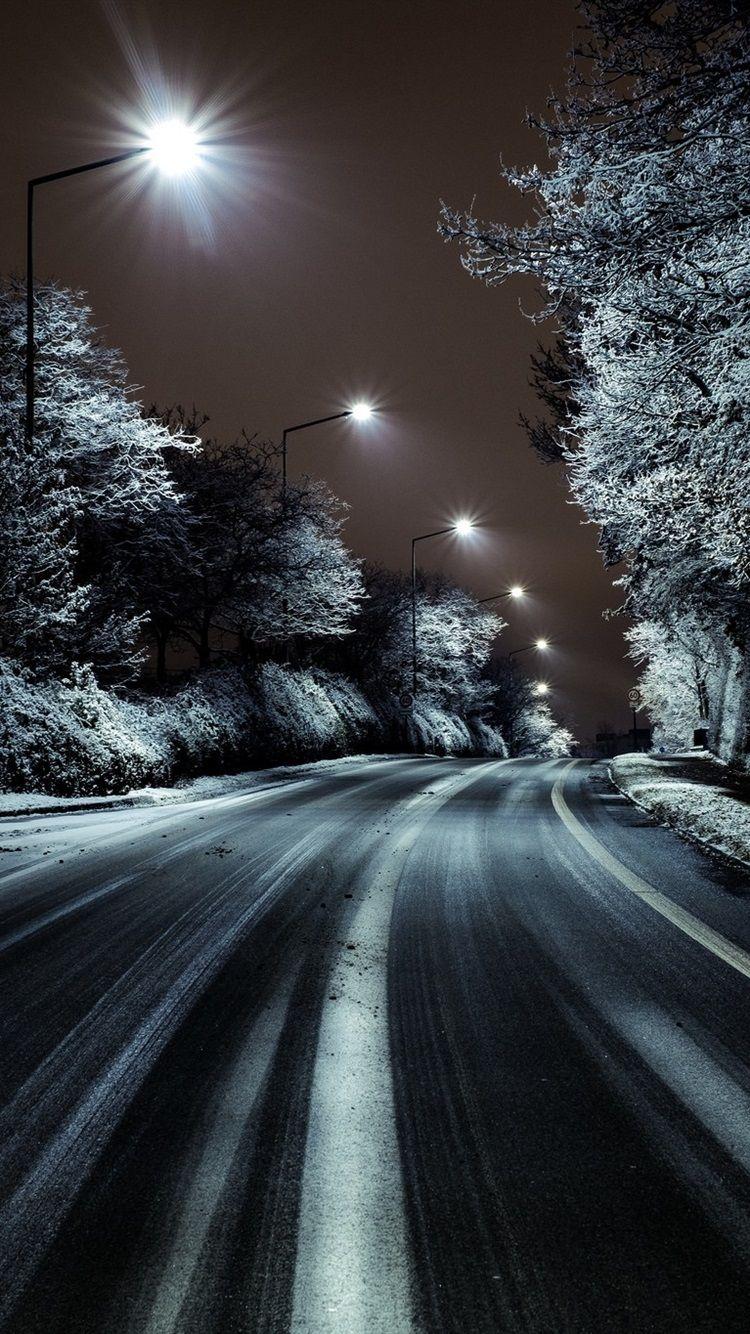 Winter Night iPhone Wallpapers - Top Free Winter Night iPhone ...