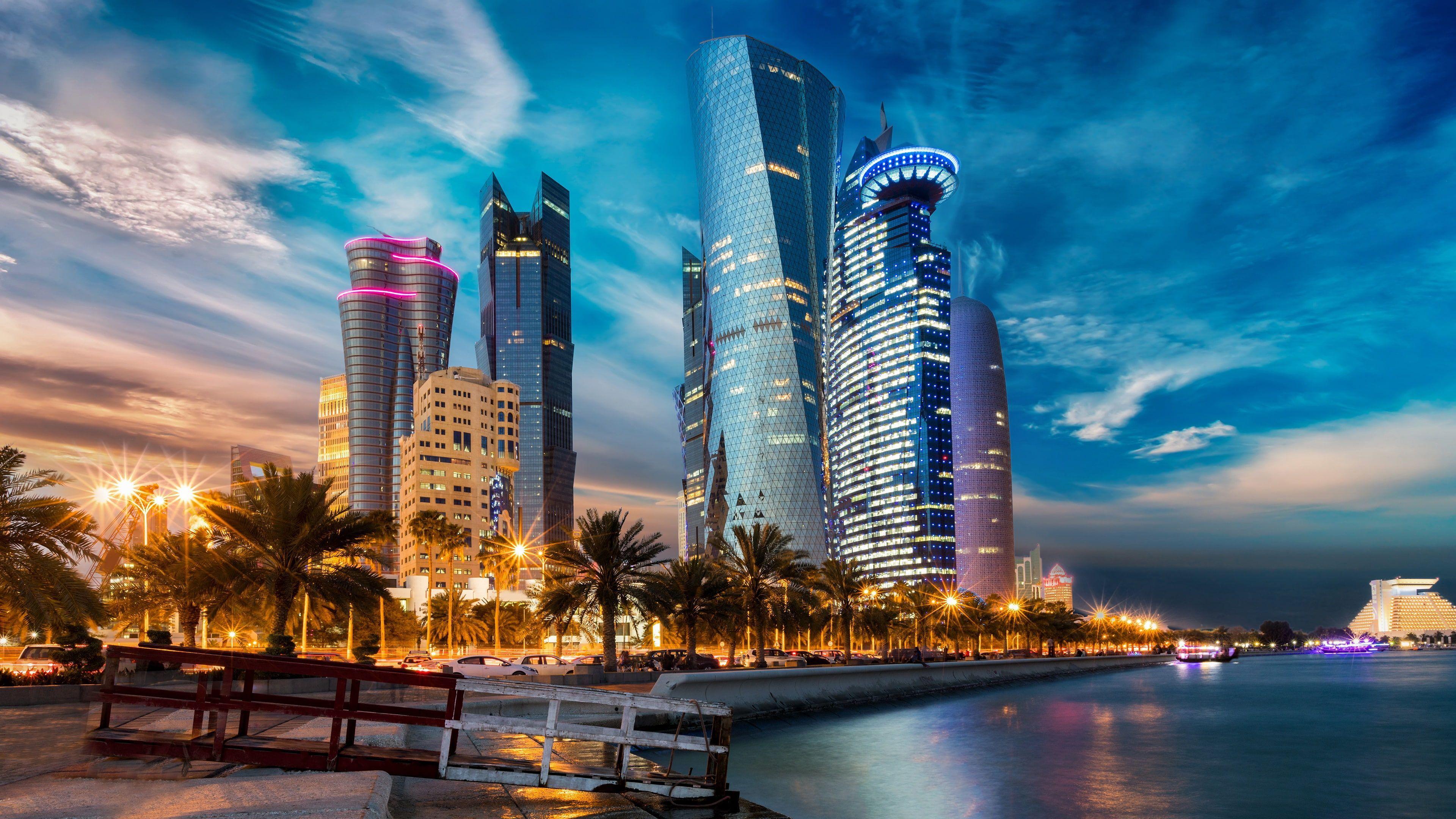 Doha Skyline Wallpapers - Top Free Doha Skyline Backgrounds ...