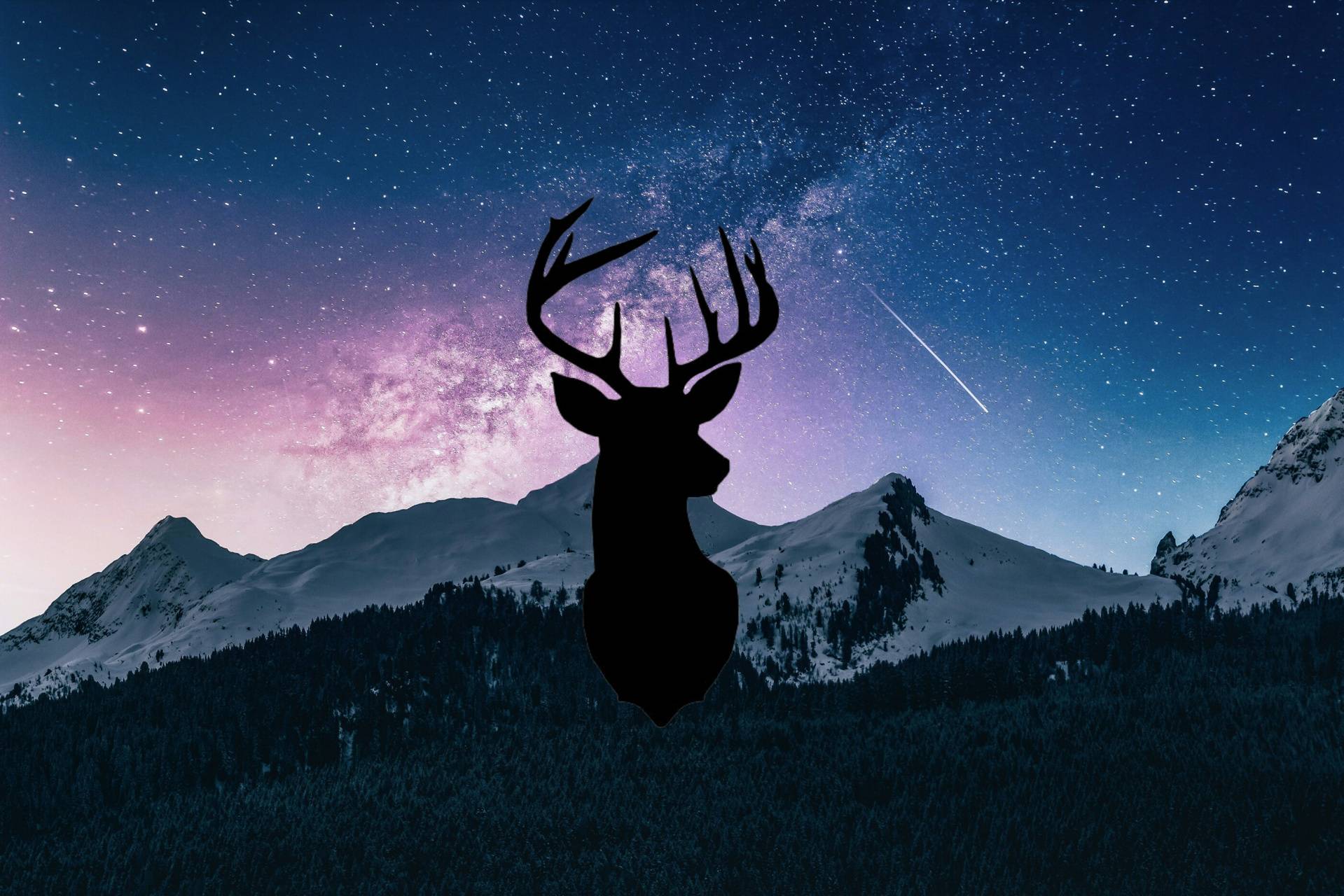 Galaxy Deer Wallpapers - Top Free Galaxy Deer Backgrounds - WallpaperAccess