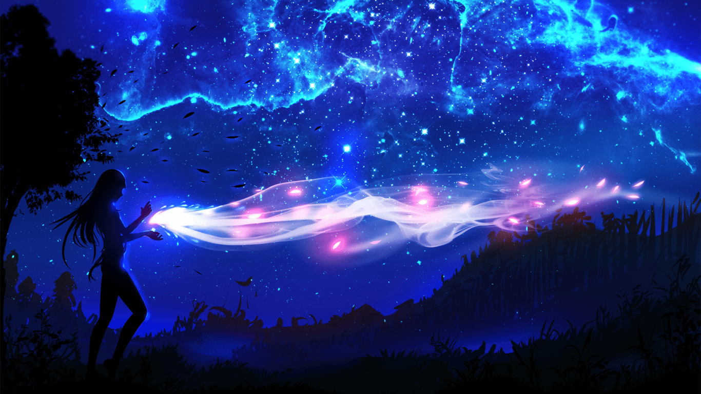 Anime Girl Night Wallpapers - Top Free Anime Girl Night Backgrounds ...