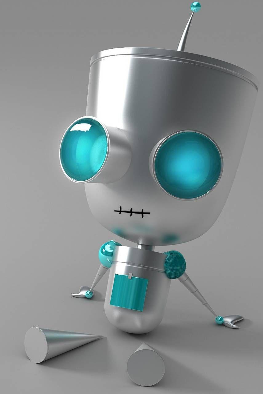 3D Blue Robot Wallpapers - Top Free 3D Blue Robot Backgrounds ...