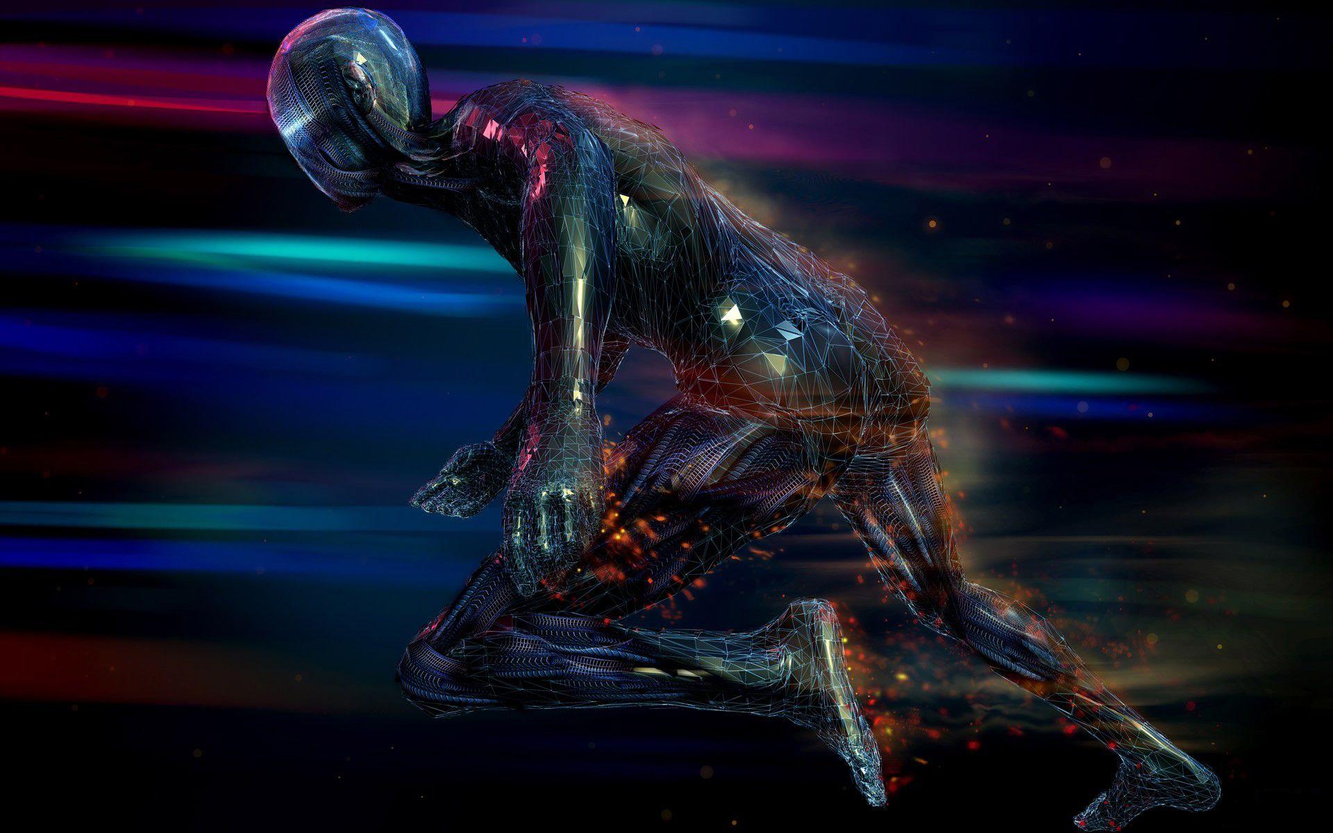 3D Blue Robot Wallpapers - Top Free 3D Blue Robot Backgrounds ...