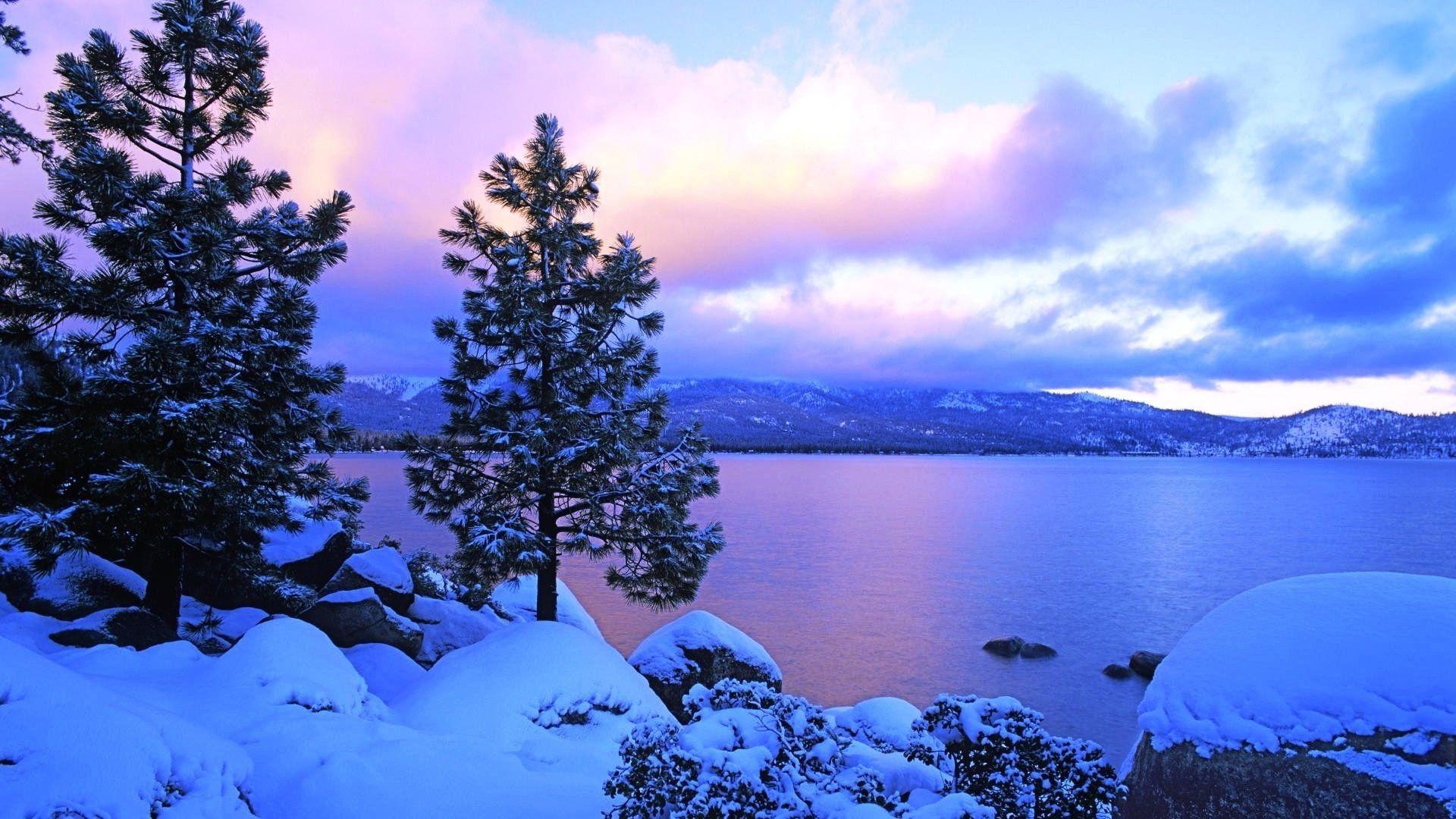 Winter Lake Desktop Wallpapers - Top Free Winter Lake Desktop ...