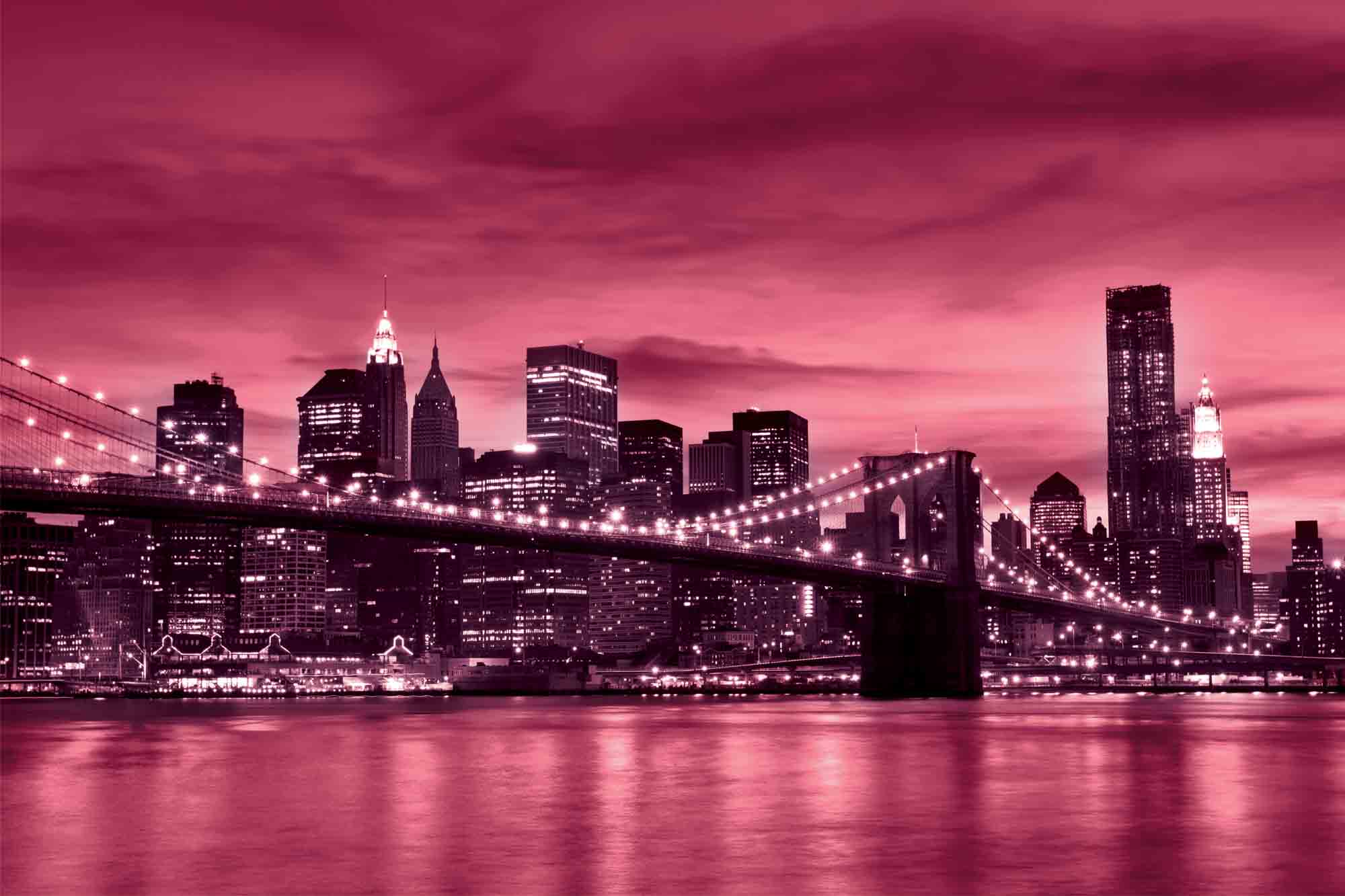 Pink Skyline Wallpapers - Top Free Pink Skyline Backgrounds ...