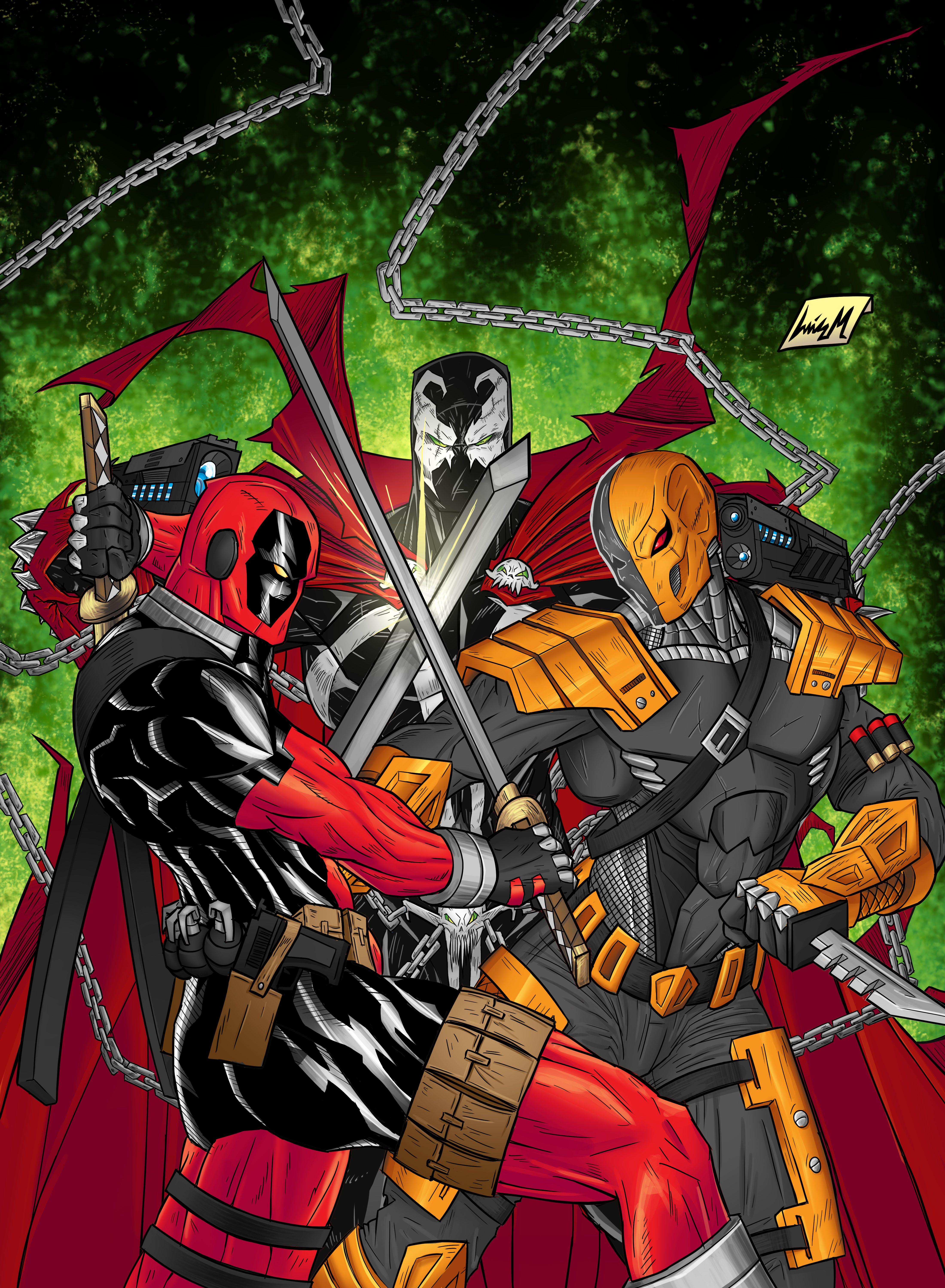 Deadpool Killing Deathstroke Wallpapers - Top Free Deadpool Killing ...