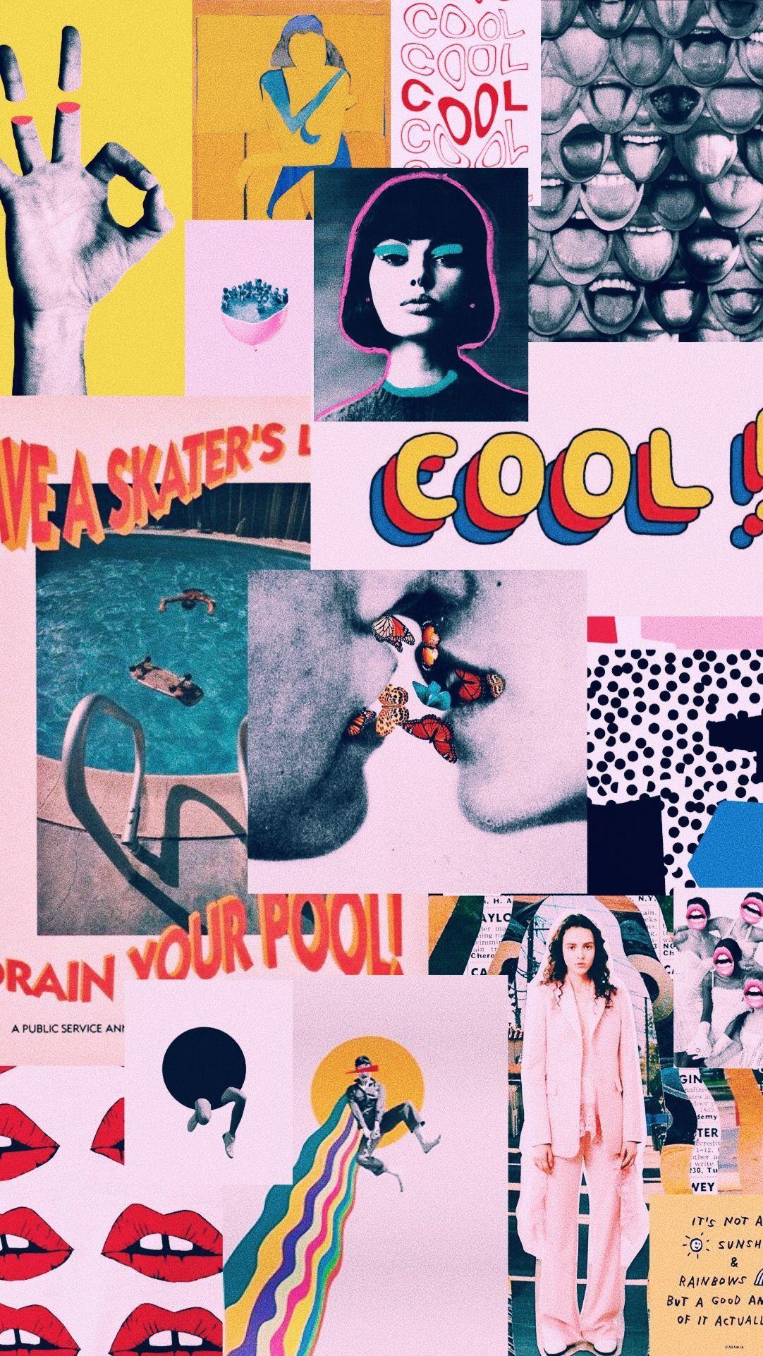 Retro Collage Wallpapers - Top Free Retro Collage Backgrounds ...