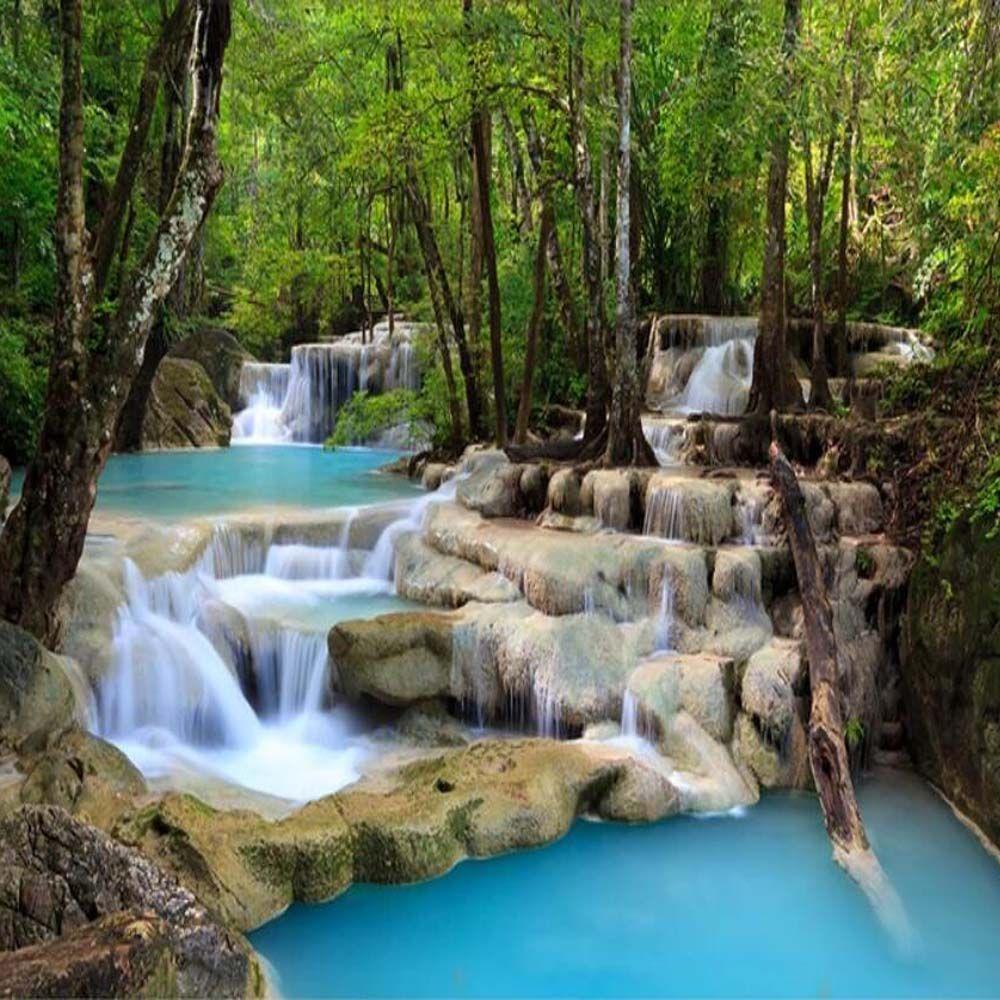 Forest Waterfall Desktop Wallpapers - Top Free Forest Waterfall Desktop ...