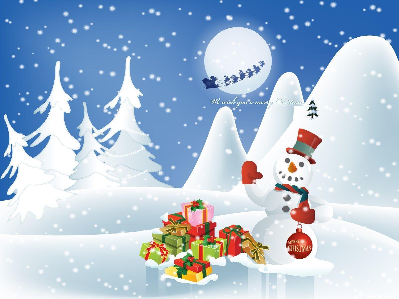 Cartoon Winter Desktop Wallpapers - Top Free Cartoon Winter Desktop ...