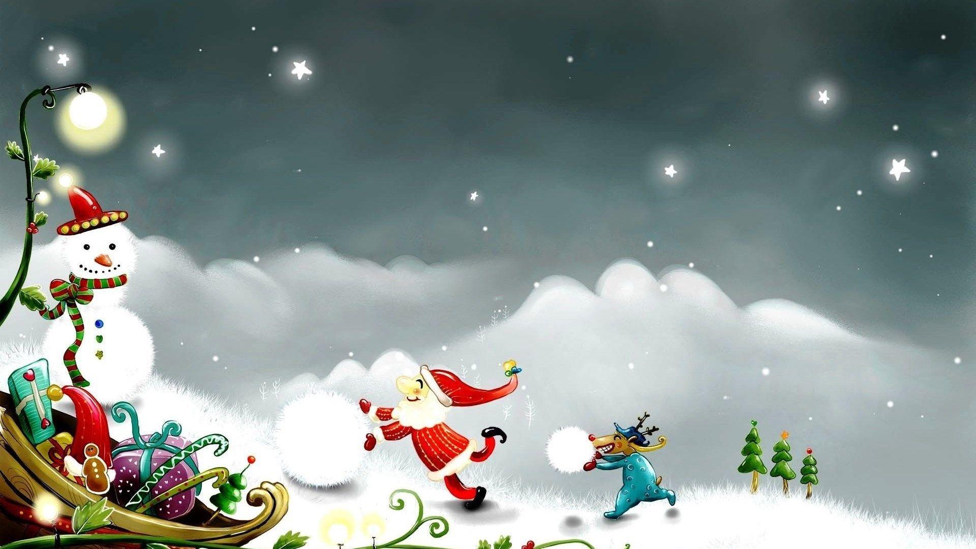 Cartoon Winter Desktop Wallpapers - Top Free Cartoon Winter Desktop ...
