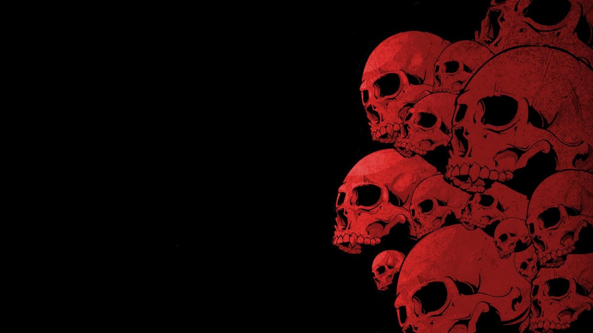 Dark Red Skull Wallpapers - Top Free Dark Red Skull Backgrounds ...