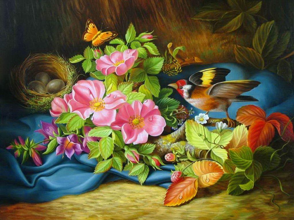 Spring Flower Painting Wallpapers - Top Free Spring Flower Painting ...