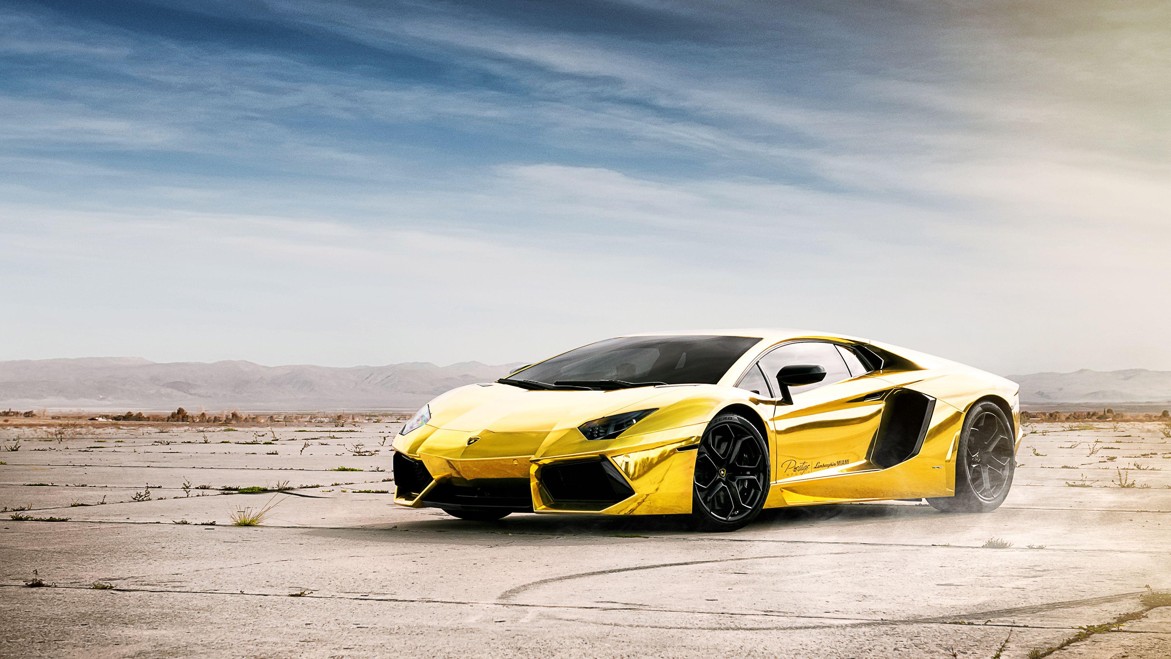 Gold Lambo Wallpapers - Top Free Gold Lambo Backgrounds - WallpaperAccess