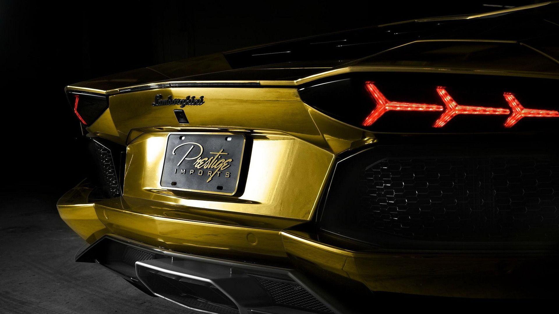 Gold Lambo Wallpapers - Top Free Gold Lambo Backgrounds - WallpaperAccess