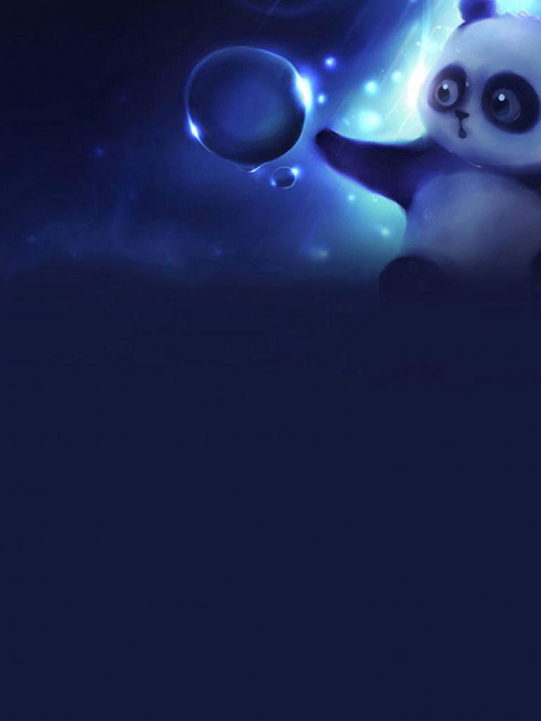 Blue Panda Wallpapers - Top Free Blue Panda Backgrounds - WallpaperAccess