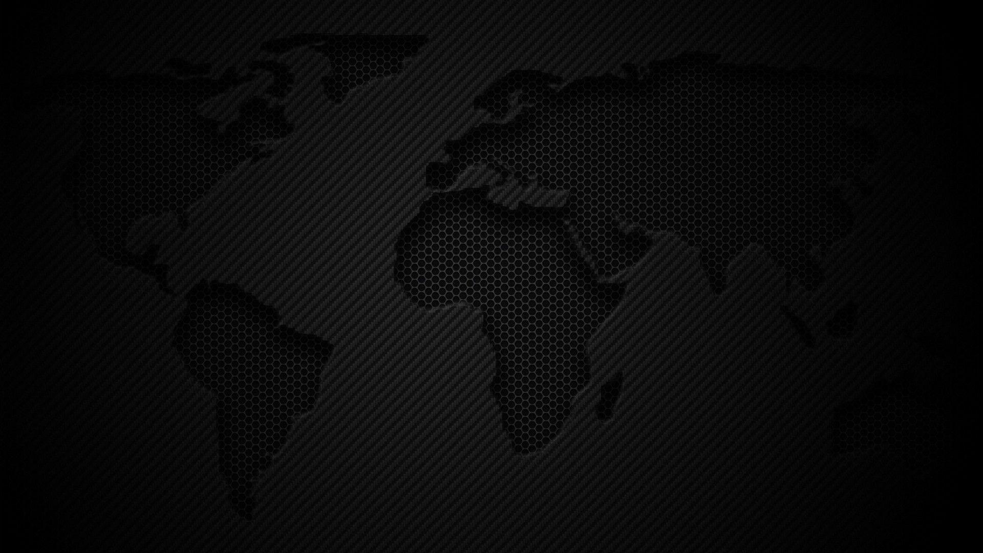 Black and White World Map Wallpapers - Top Free Black and White World ...