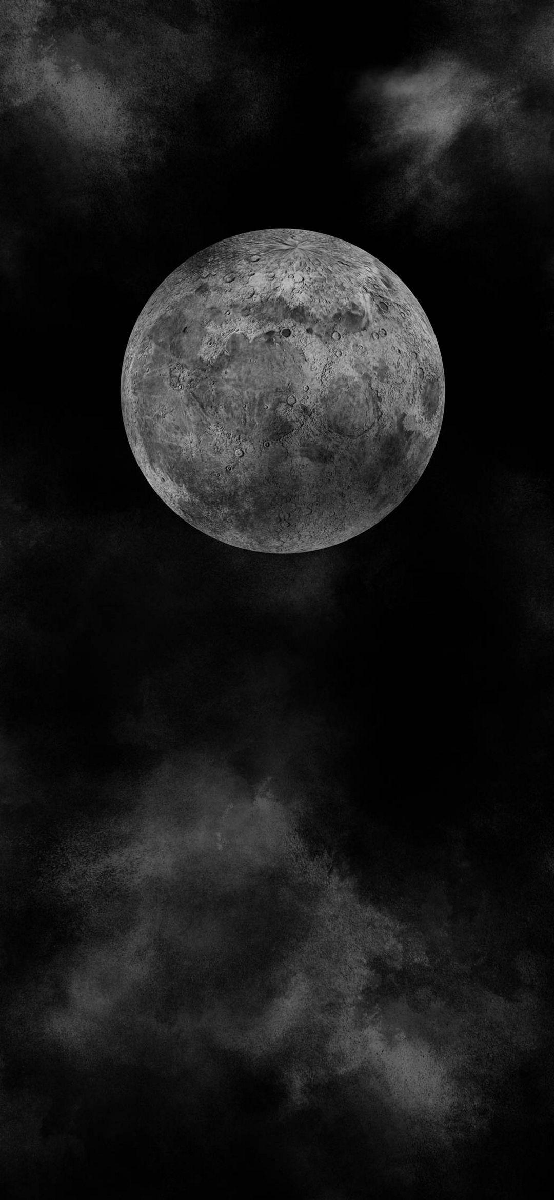 Moon Black and White Wallpapers - Top Free Moon Black and White ...