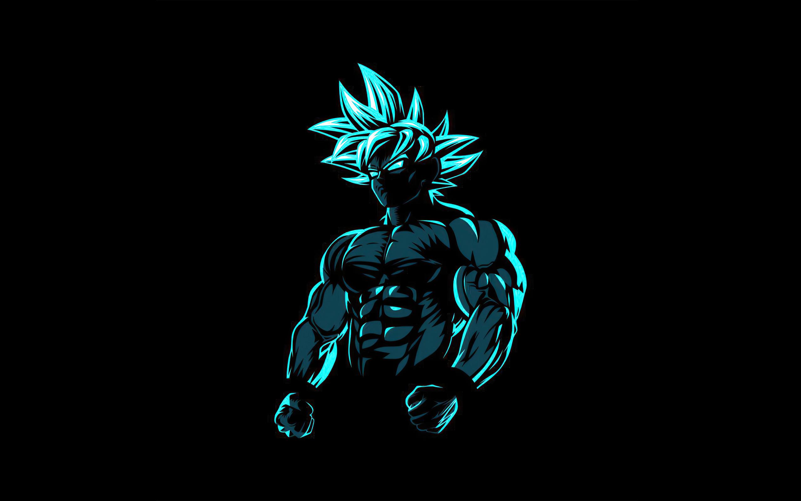Neon Goku Wallpapers - Top Free Neon Goku Backgrounds - WallpaperAccess