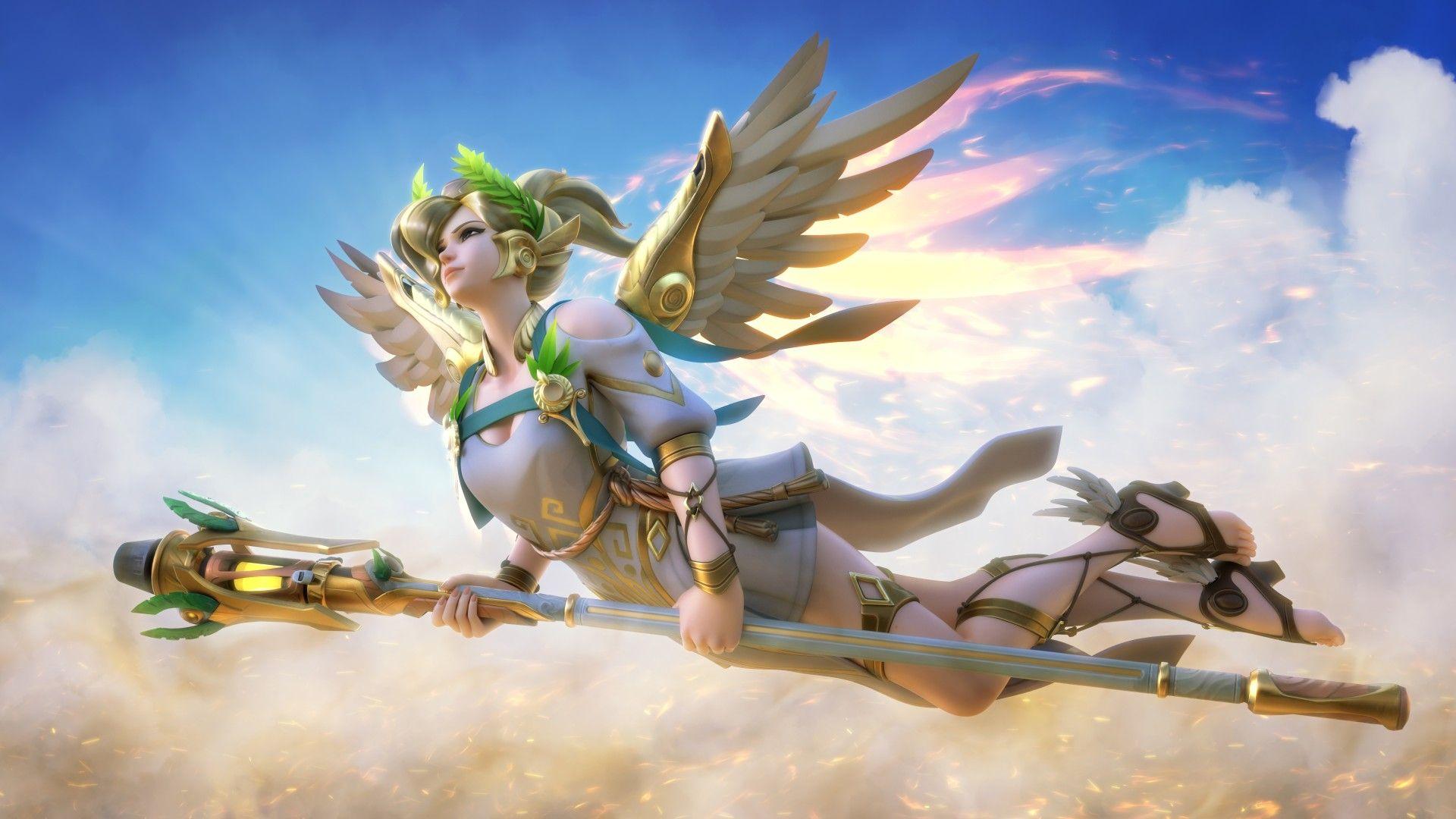 Mercy Overwatch Wallpapers - Top Free Mercy Overwatch Backgrounds ...
