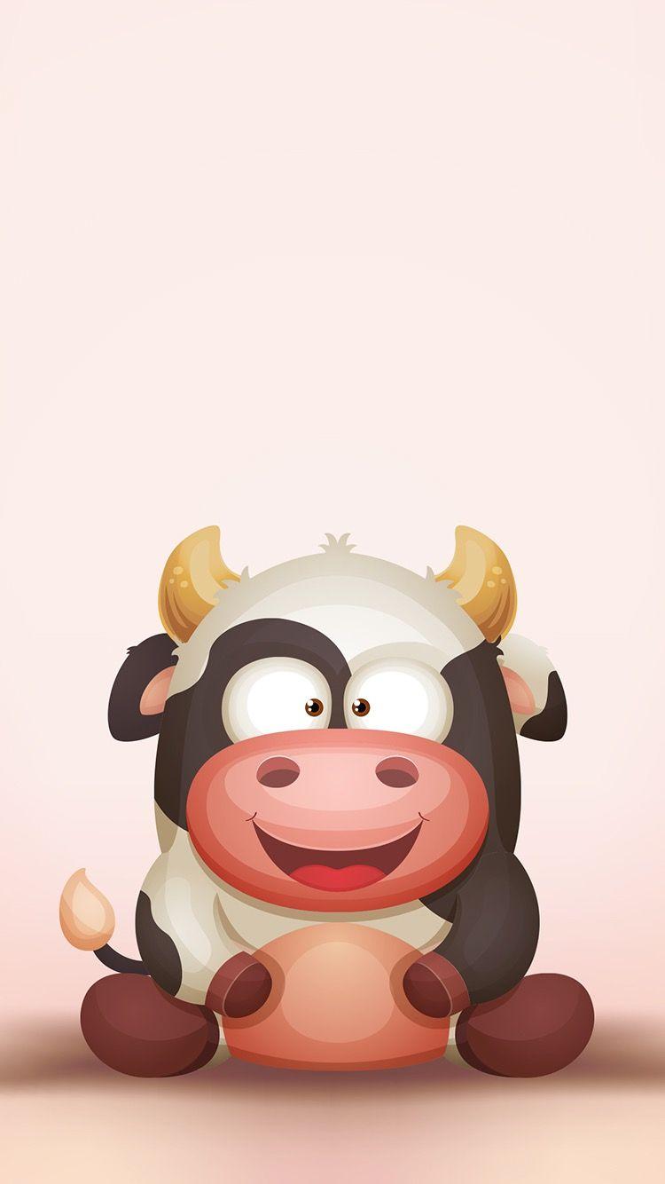 Cartoon Cow Wallpapers - Top Free Cartoon Cow Backgrounds - WallpaperAccess