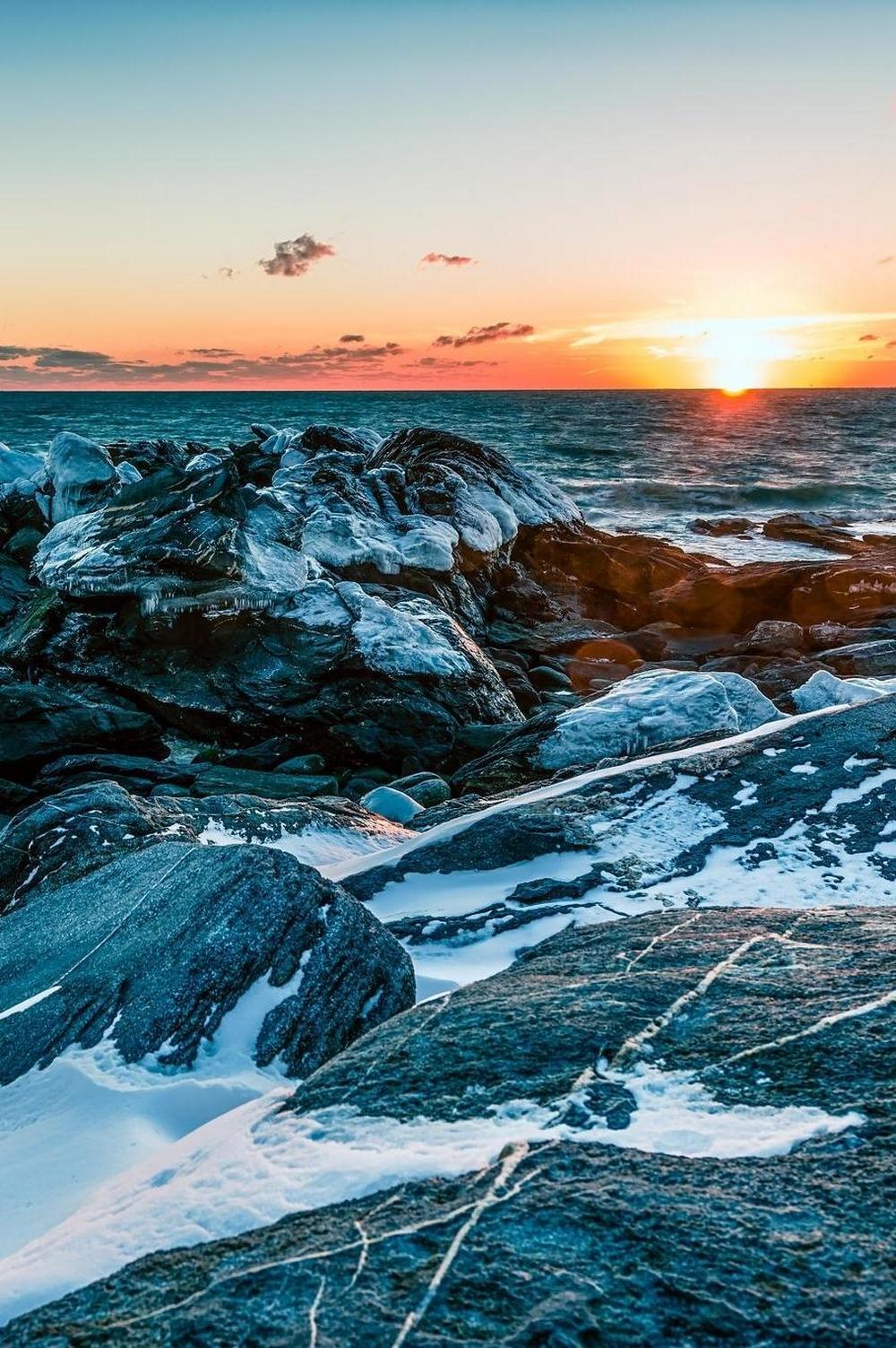 Snow Ocean Wallpapers - Top Free Snow Ocean Backgrounds - WallpaperAccess