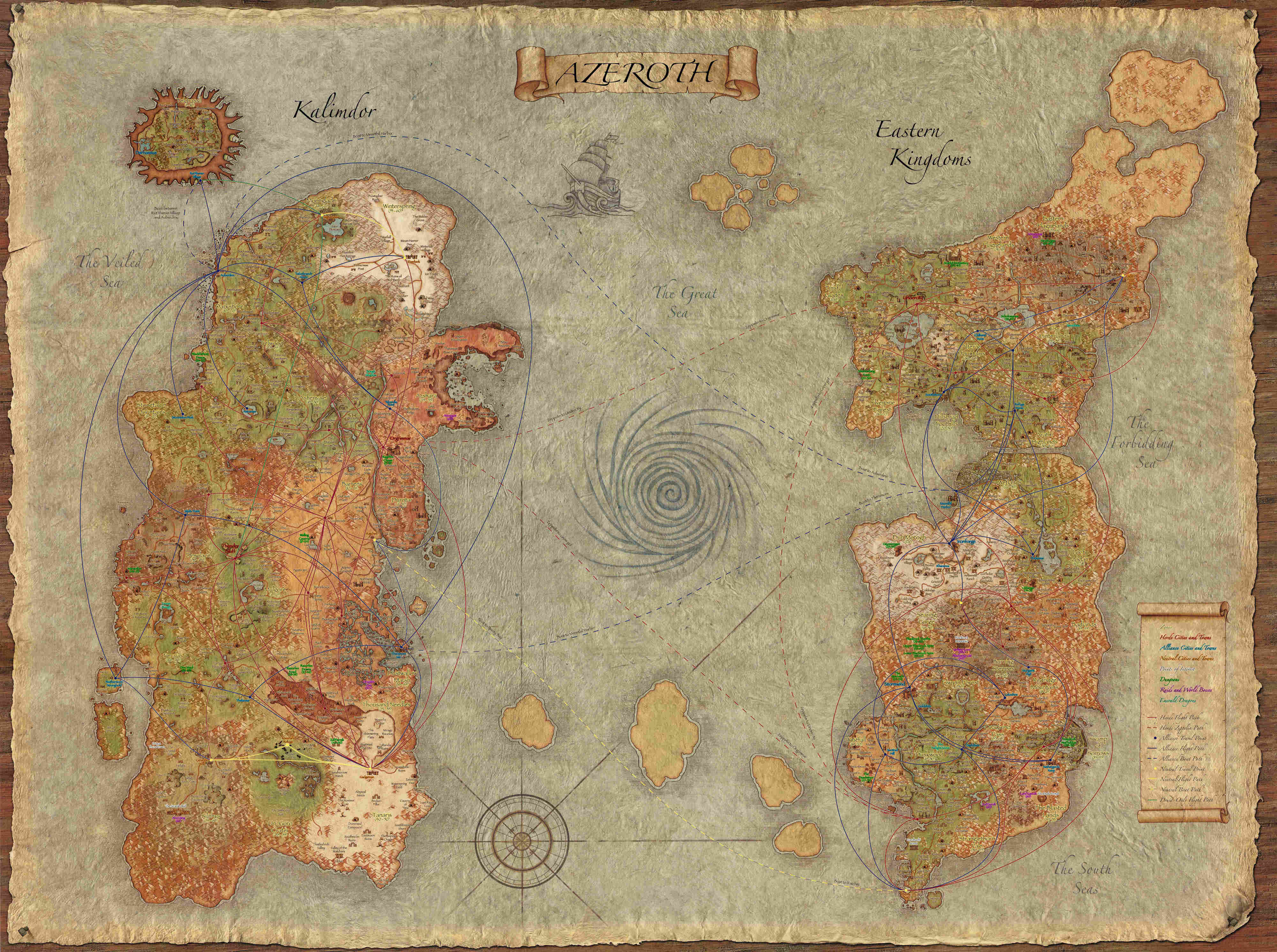 World of Warcraft Map Wallpapers - Top Free World of Warcraft Map Backgrounds - WallpaperAccess