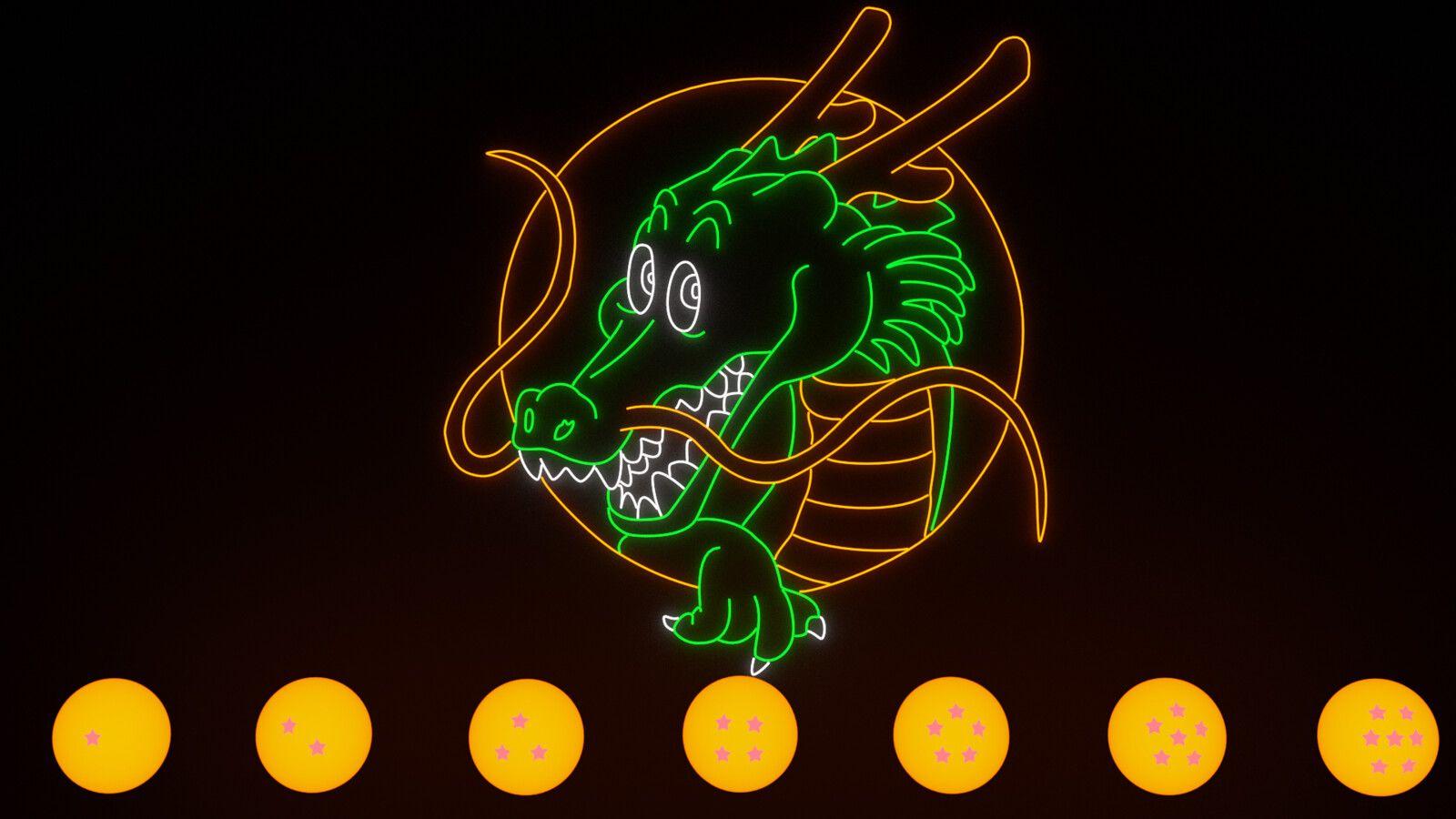 Neon Dragon Ball Wallpapers - Top Free Neon Dragon Ball Backgrounds ...
