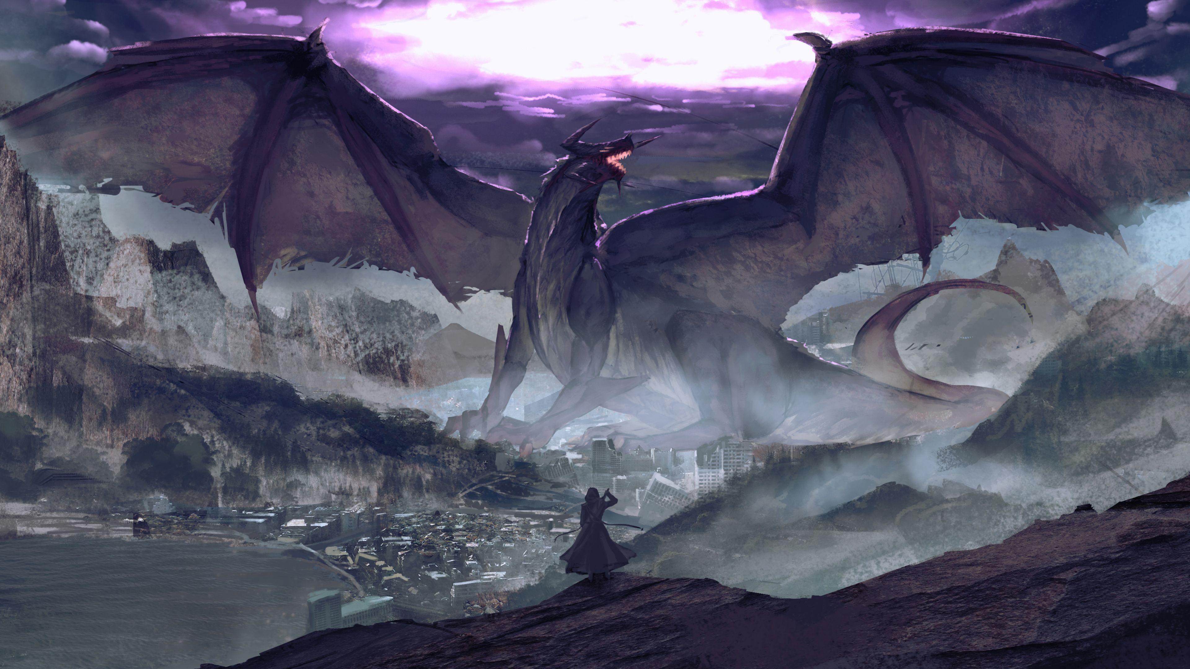 Dragon Digital Art Wallpapers - Top Free Dragon Digital Art Backgrounds ...