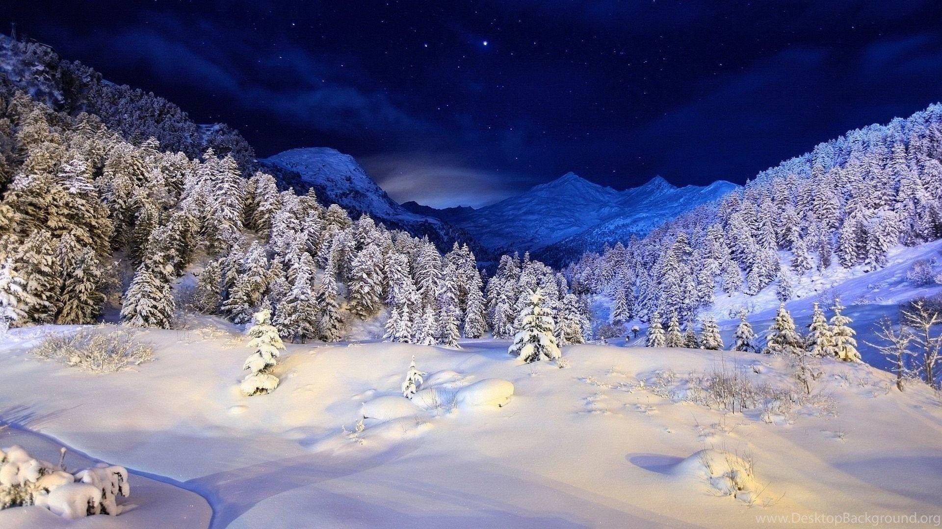 Snow Mountain Night Wallpapers - Top Free Snow Mountain Night ...