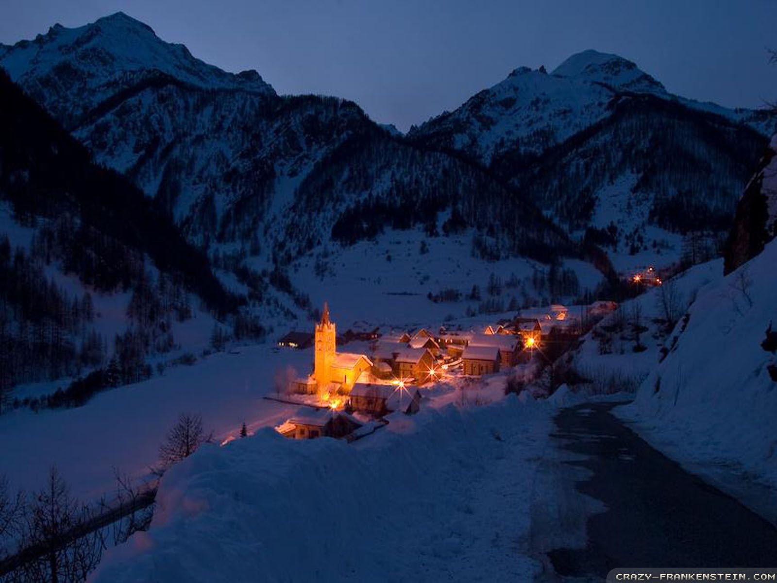 Snow Mountain Night Wallpapers - Top Free Snow Mountain Night ...