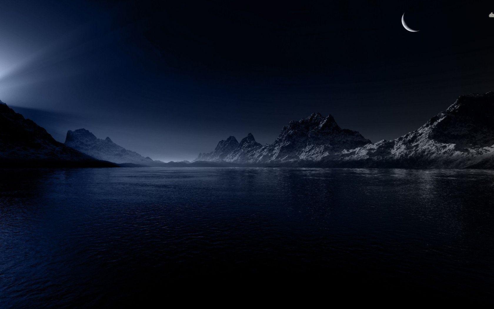 Night Lake Wallpapers - Top Free Night Lake Backgrounds - WallpaperAccess