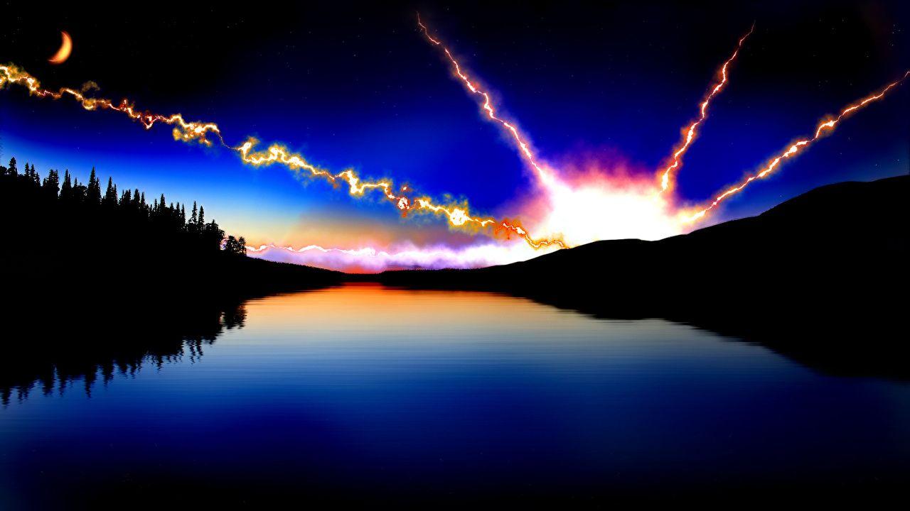 Night Lake Wallpapers - Top Free Night Lake Backgrounds - WallpaperAccess