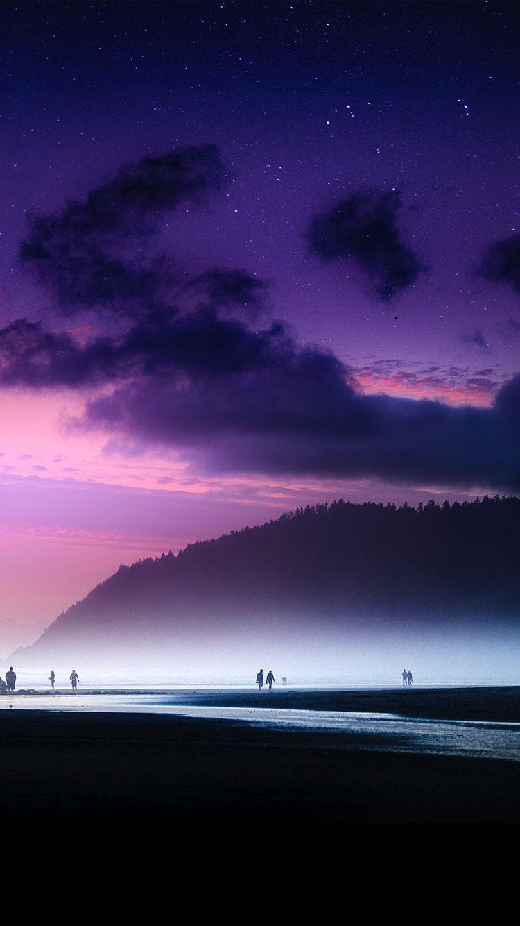 Purple Beach Sunset Desktop Wallpapers - Top Free Purple Beach Sunset ...