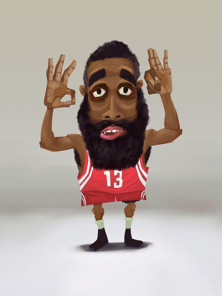 Cartoon James Harden Wallpapers - Top Free Cartoon James Harden ...