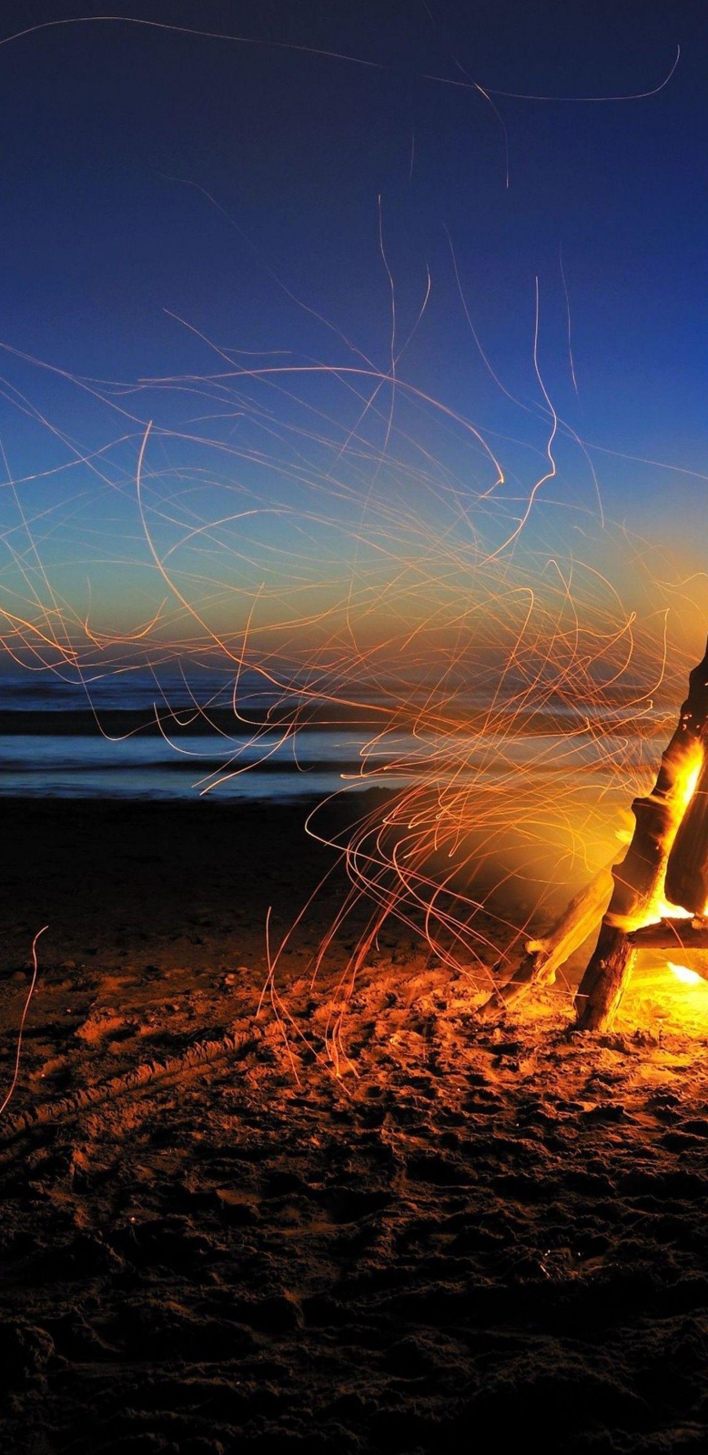 Beach Fire Wallpapers - Top Free Beach Fire Backgrounds - WallpaperAccess
