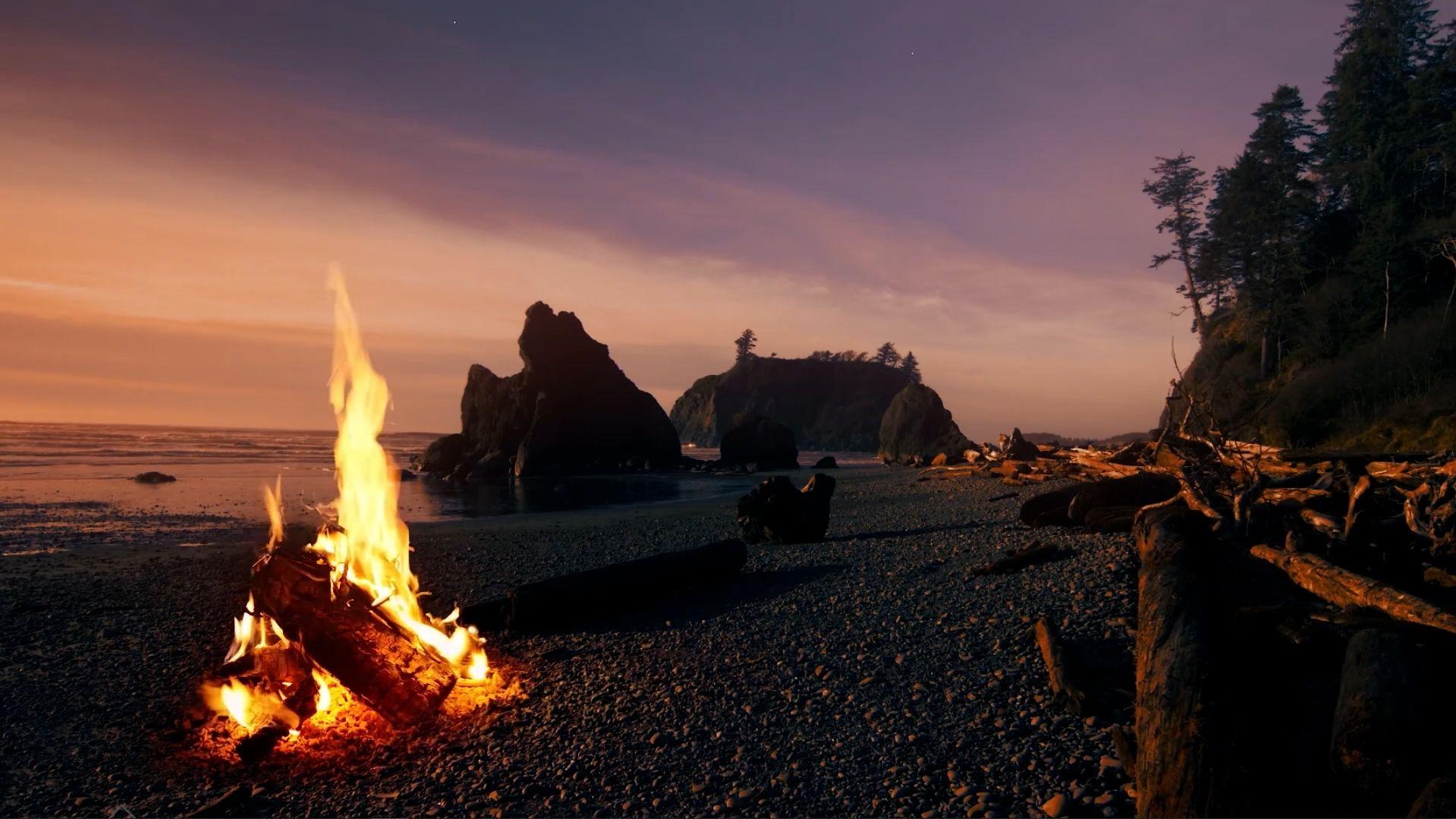 Beach Fire Wallpapers - Top Free Beach Fire Backgrounds - WallpaperAccess