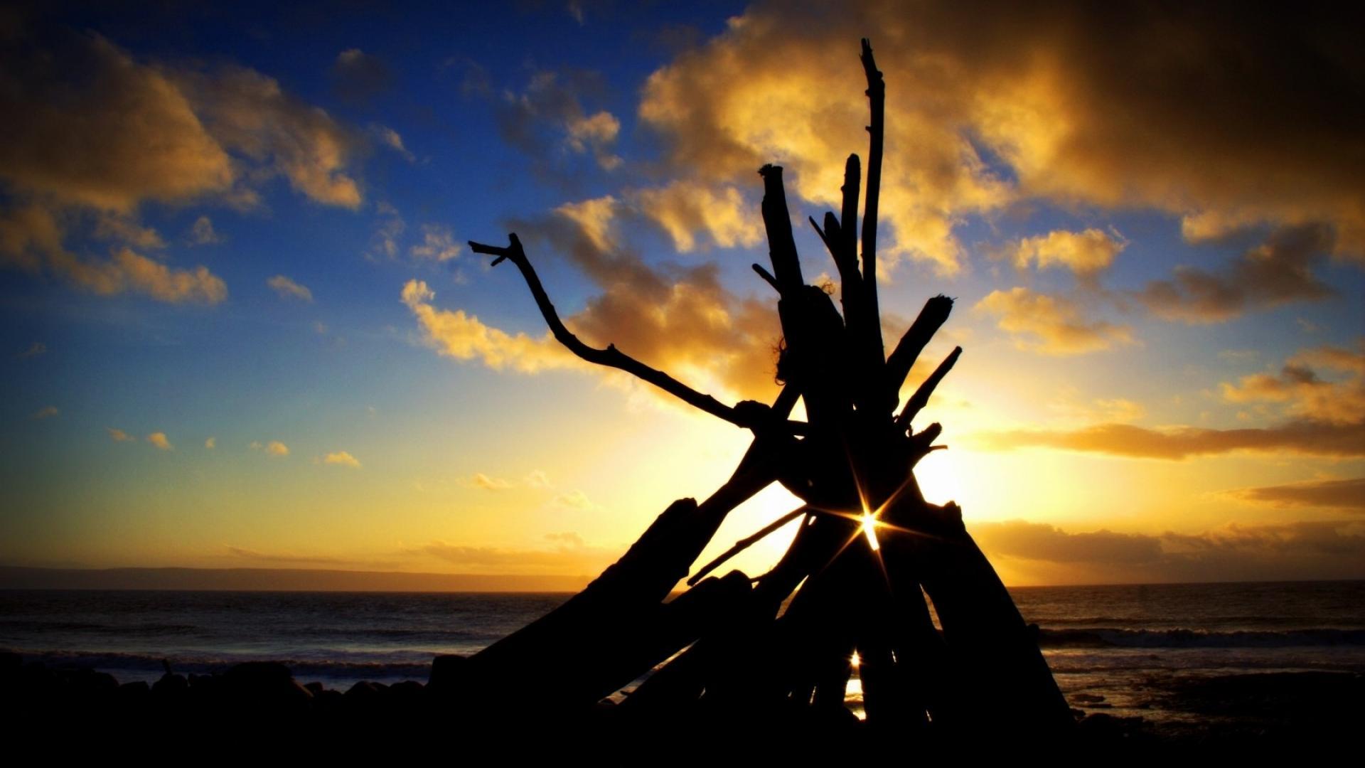 Beach Fire Wallpapers - Top Free Beach Fire Backgrounds - WallpaperAccess