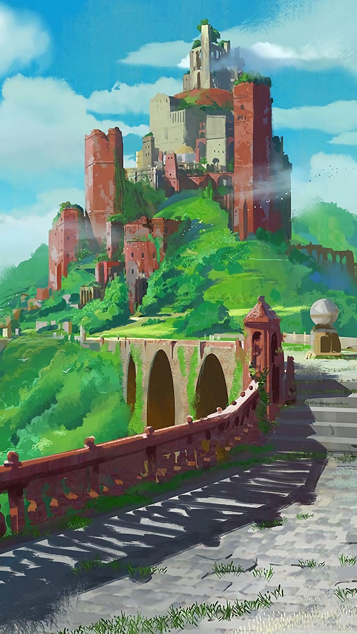 Abstract Castle Wallpaper