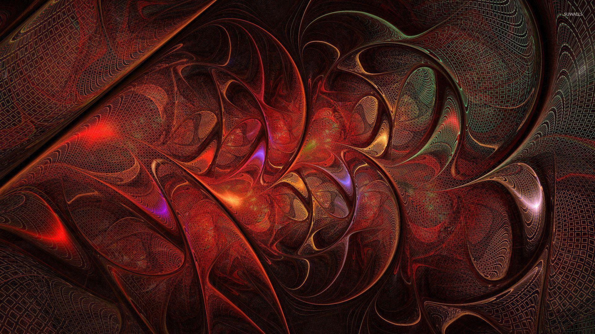 Red Fractal Wallpapers - Top Free Red Fractal Backgrounds - WallpaperAccess