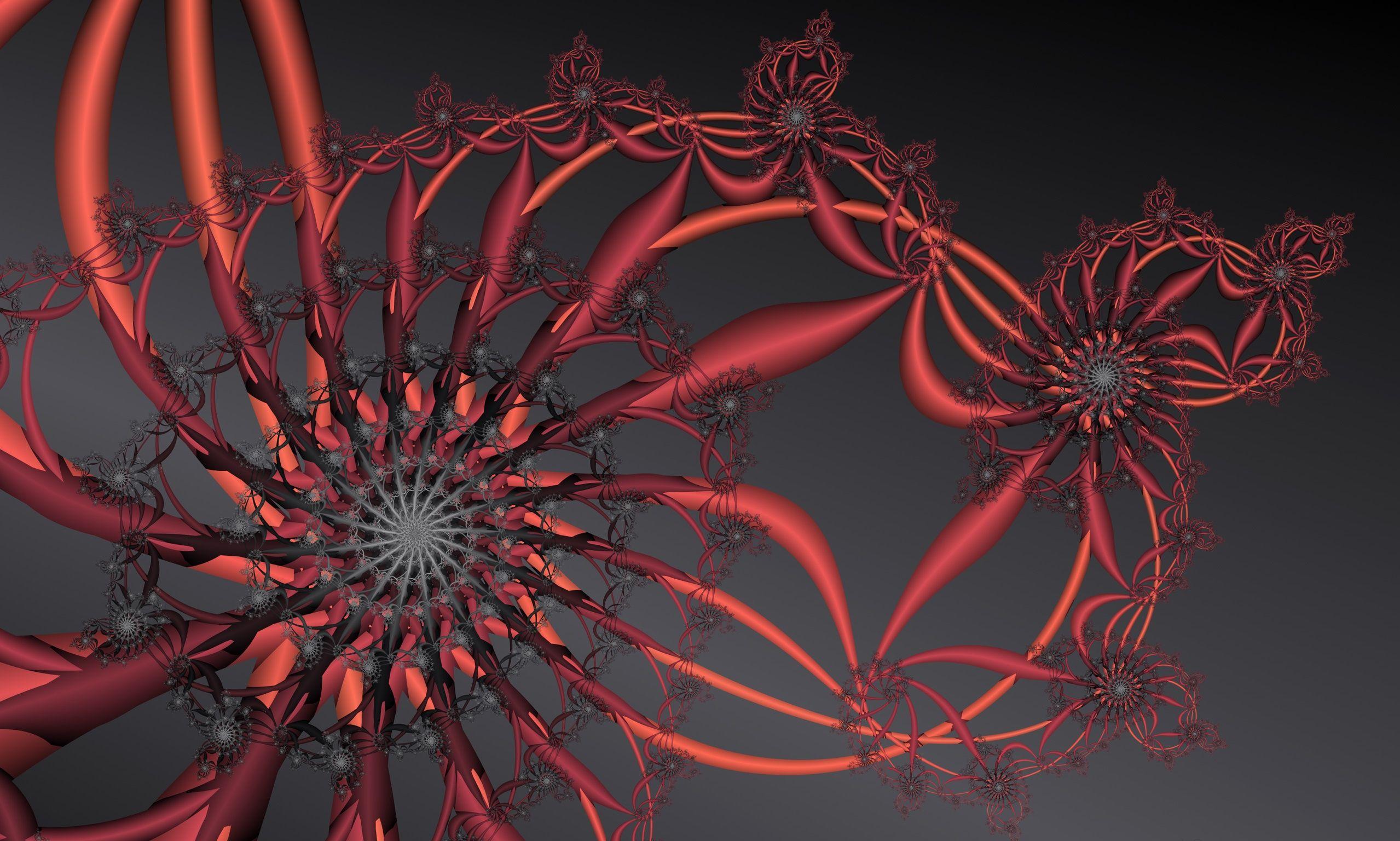 Red Fractal Wallpapers - Top Free Red Fractal Backgrounds - WallpaperAccess