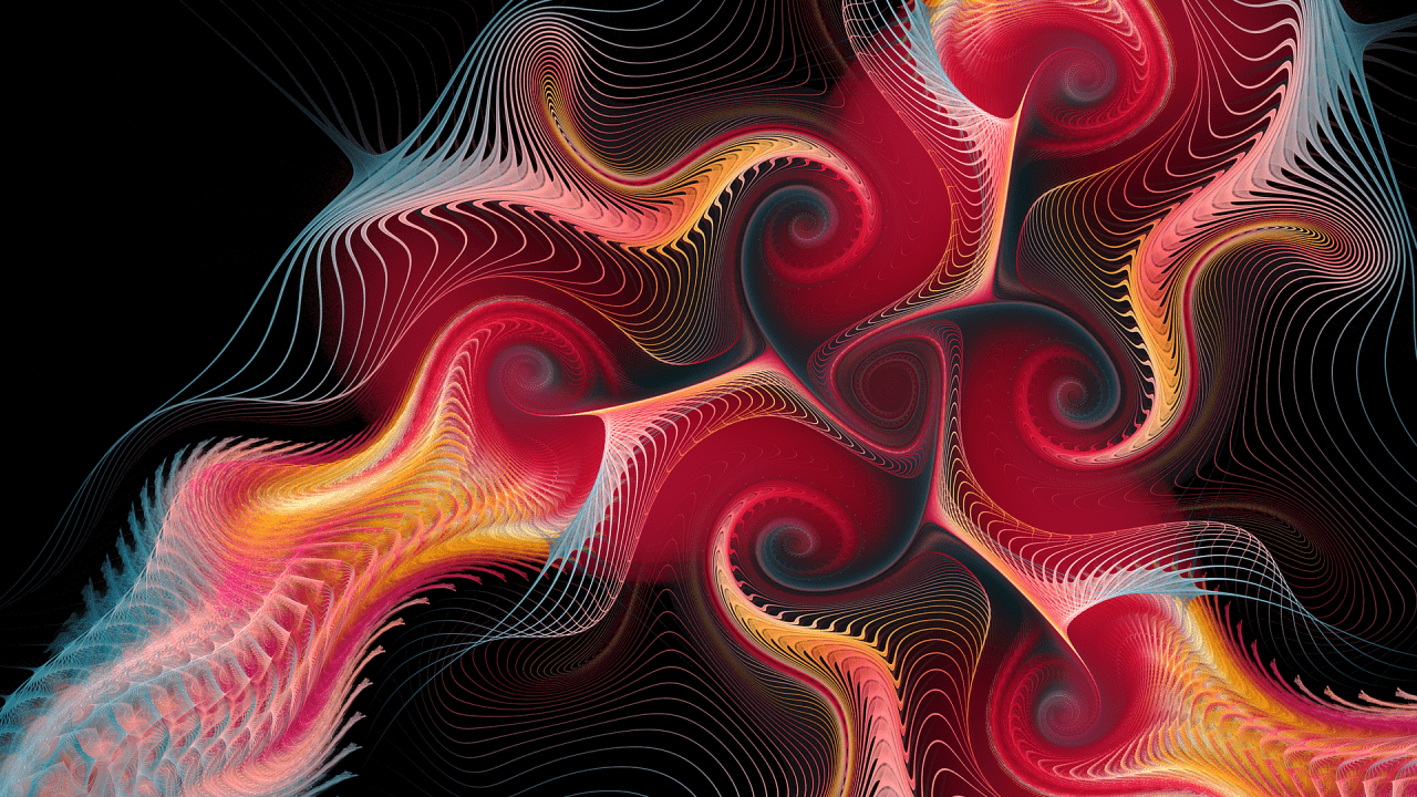 Red Fractal Wallpapers - Top Free Red Fractal Backgrounds - WallpaperAccess