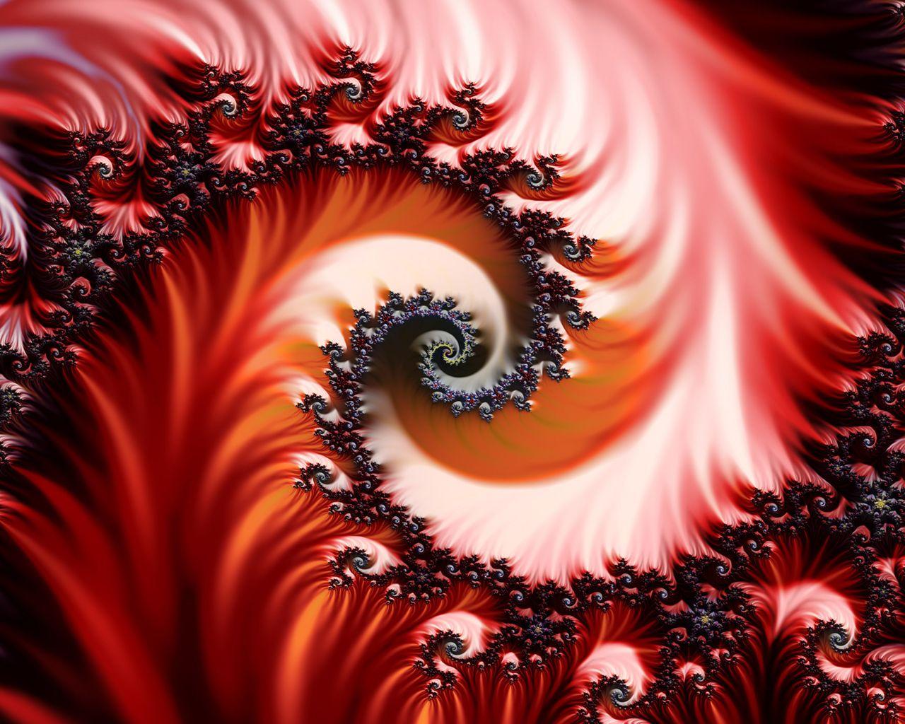 Red Fractal Wallpapers - Top Free Red Fractal Backgrounds - WallpaperAccess