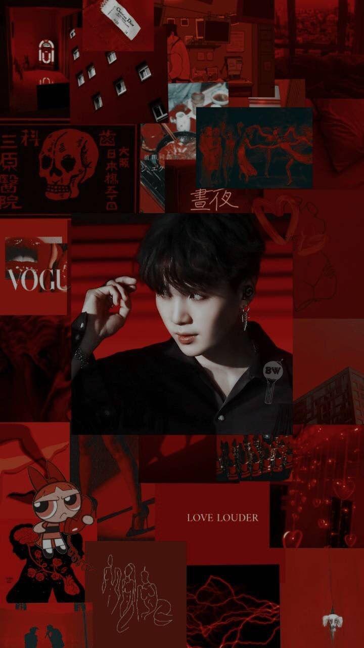 Red Aesthetic BTS Wallpapers - Top Free Red Aesthetic BTS Backgrounds ...