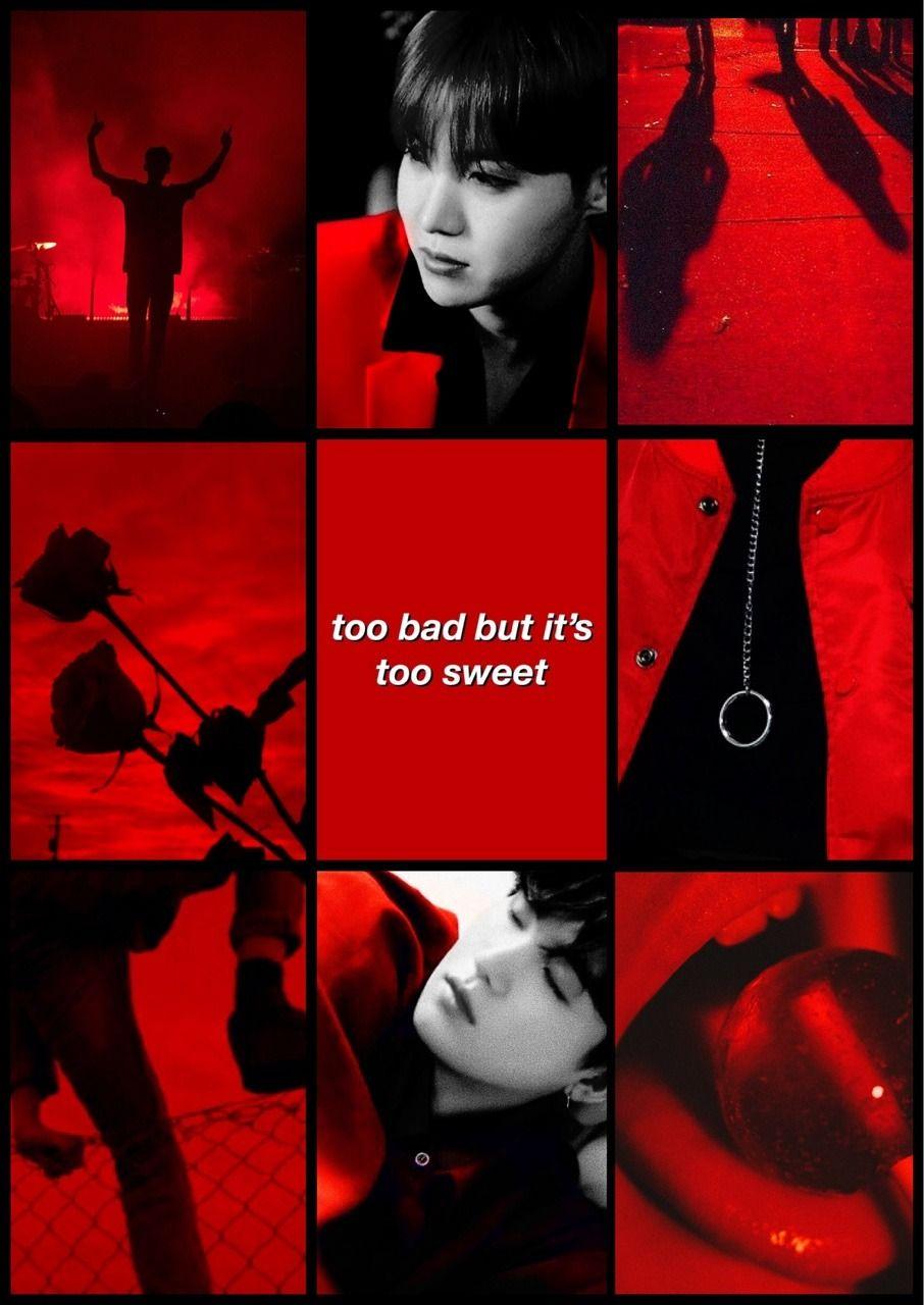 Red Aesthetic BTS Wallpapers - Top Free Red Aesthetic BTS Backgrounds ...