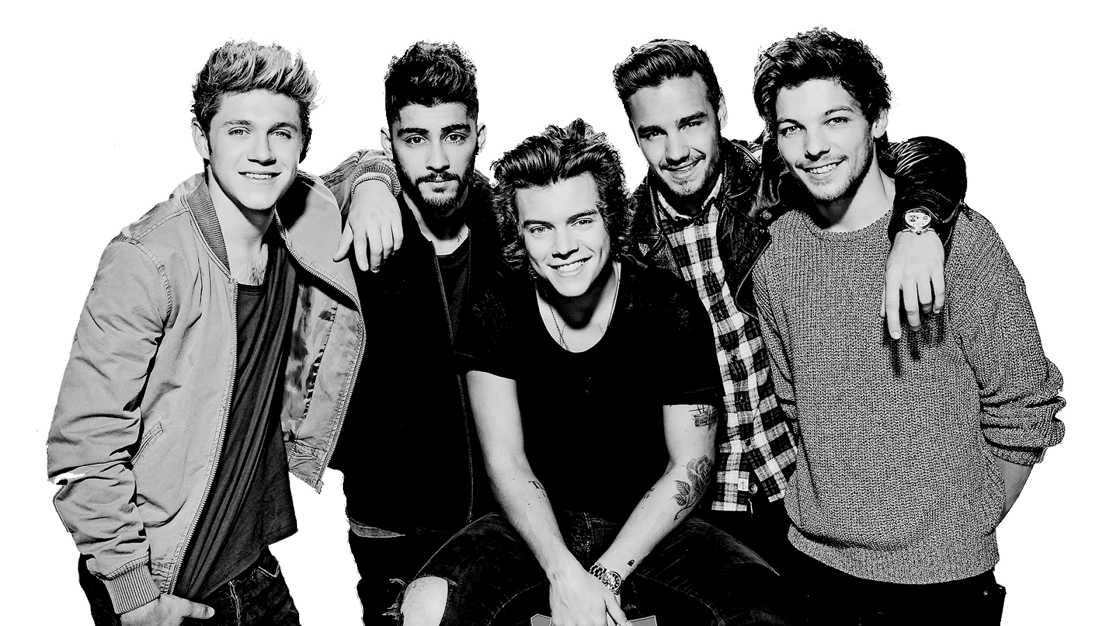 One Direction Black and White Wallpapers - Top Free One Direction Black ...